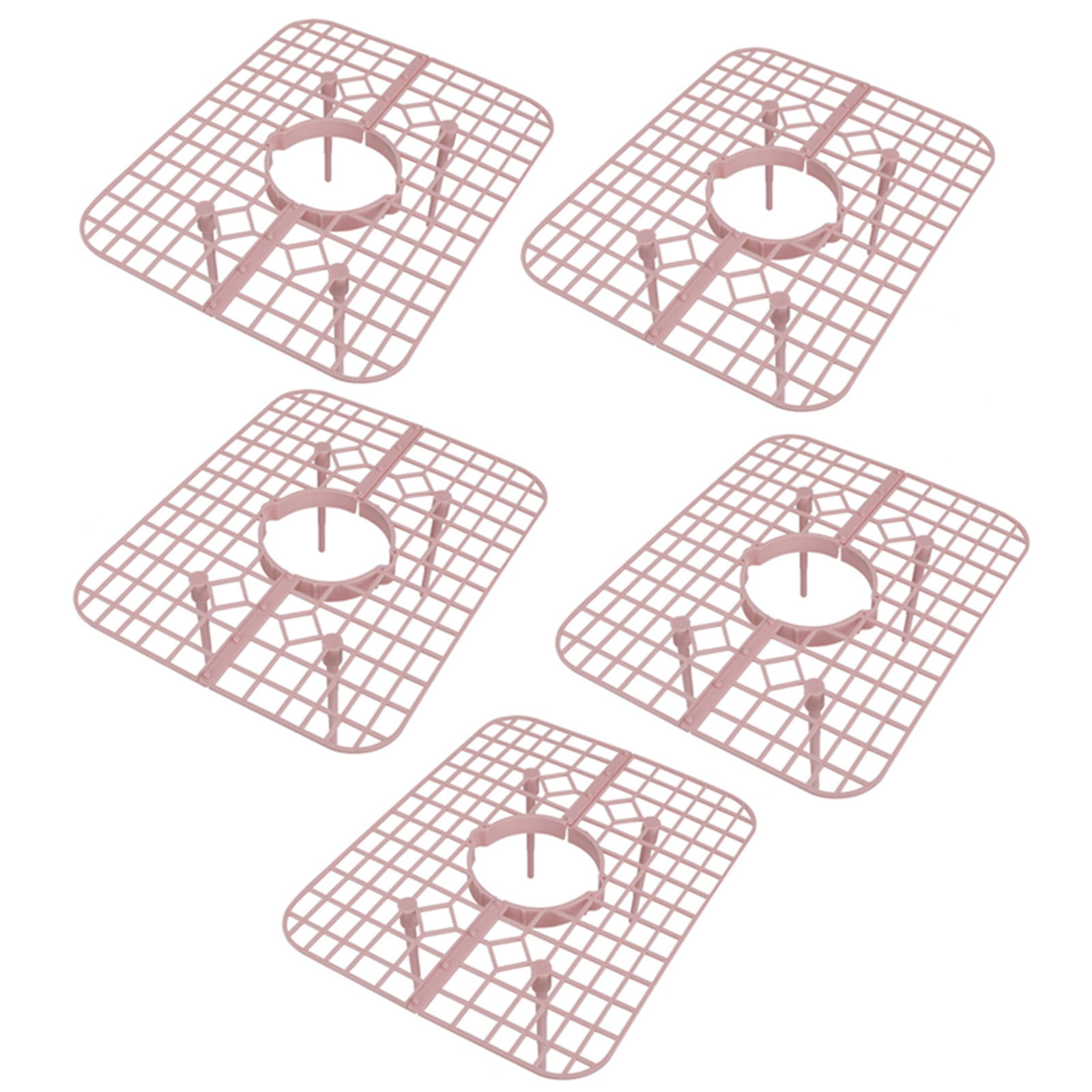 Momihoom Kitchen Sink Protector Grid, Durable Plastic Sink Mat with ...