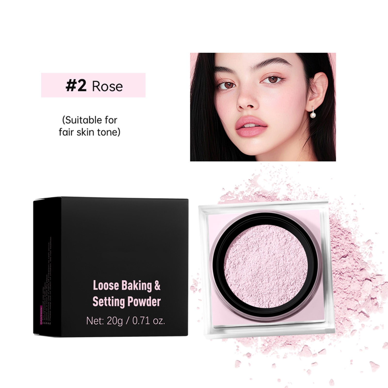 Momihoom Loose Baking & Setting Powder Baked Powder Oil Control Face ...