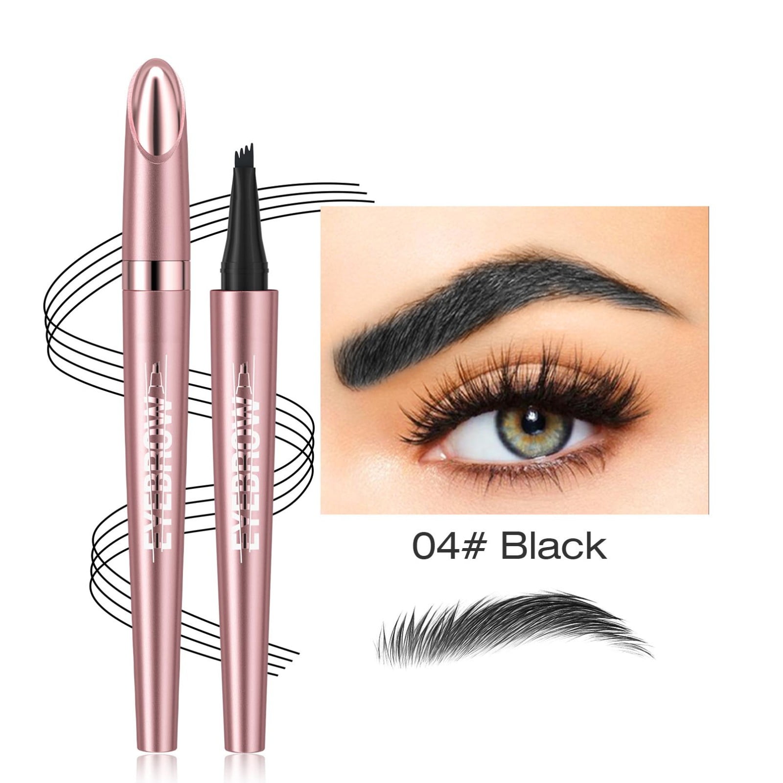 Momihoom Microblading Waterproof Eyebrow Pencil, Magic Eyebrow Pen Eye ...