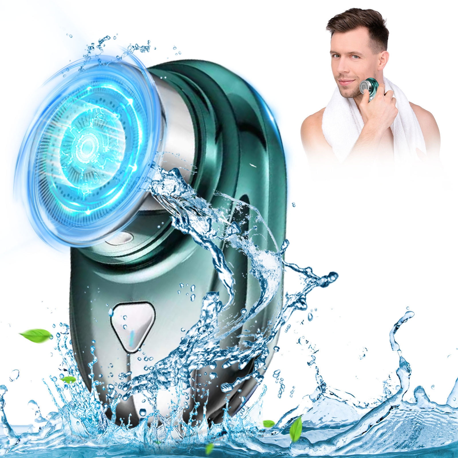 Momihoom Mini Electric Shaver, IPX7 Waterproof, Wet&Dry Shave, Travel ...