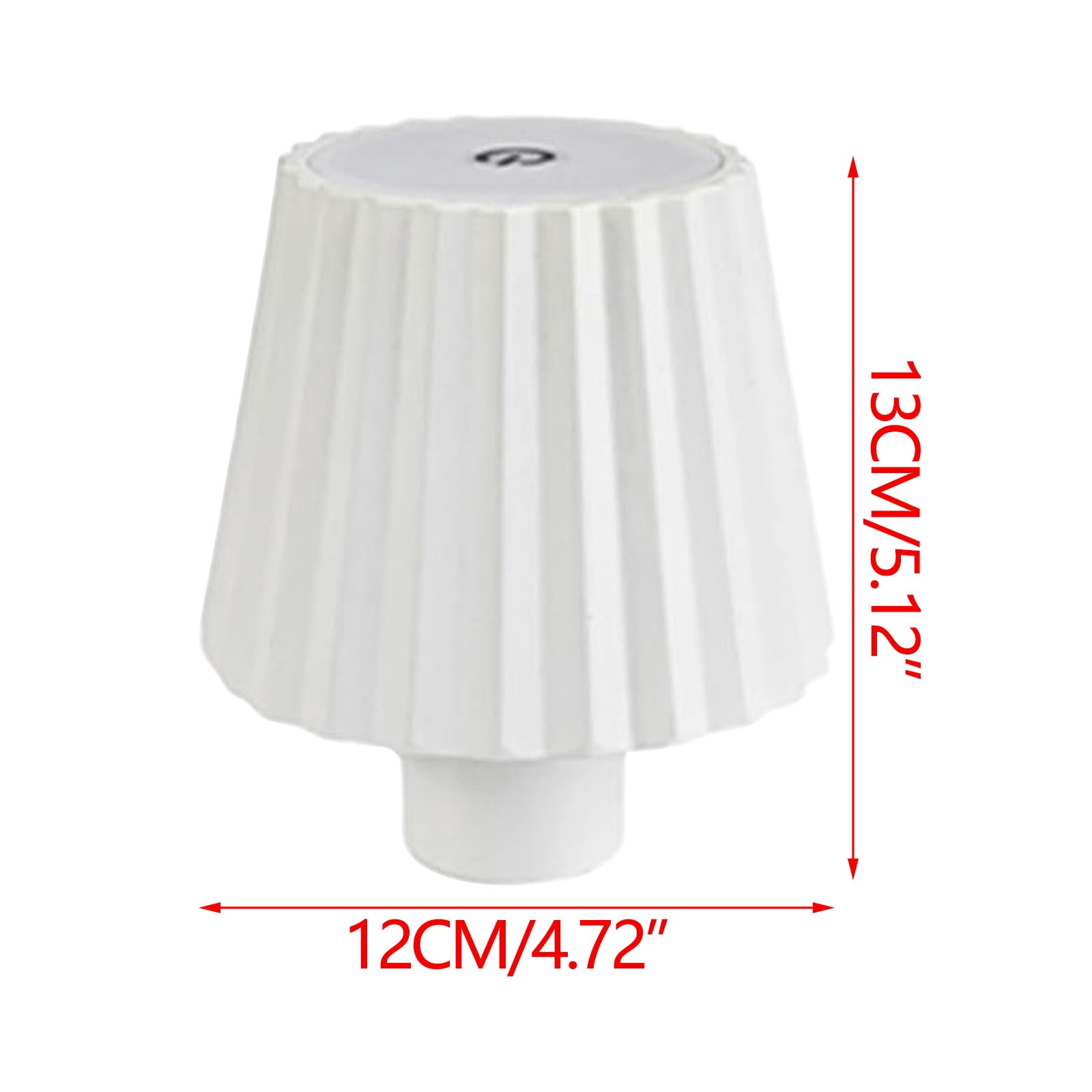 Momihoom Modern Pleated LED Table Lamp, Touch-Control Portable Ambient ...