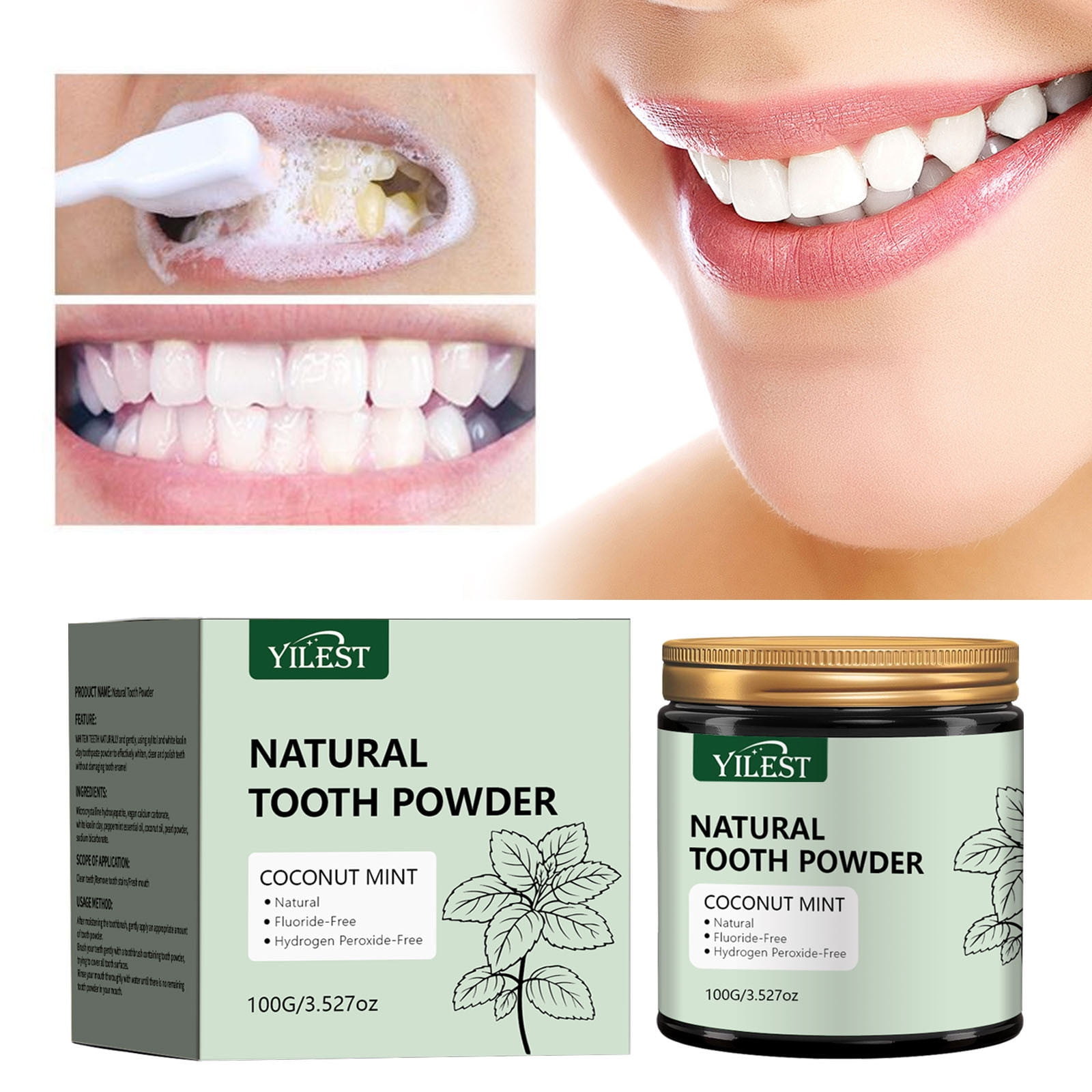Momihoom Natural Tooth Powder | Remineralizing Tooth Powder | Natural ...