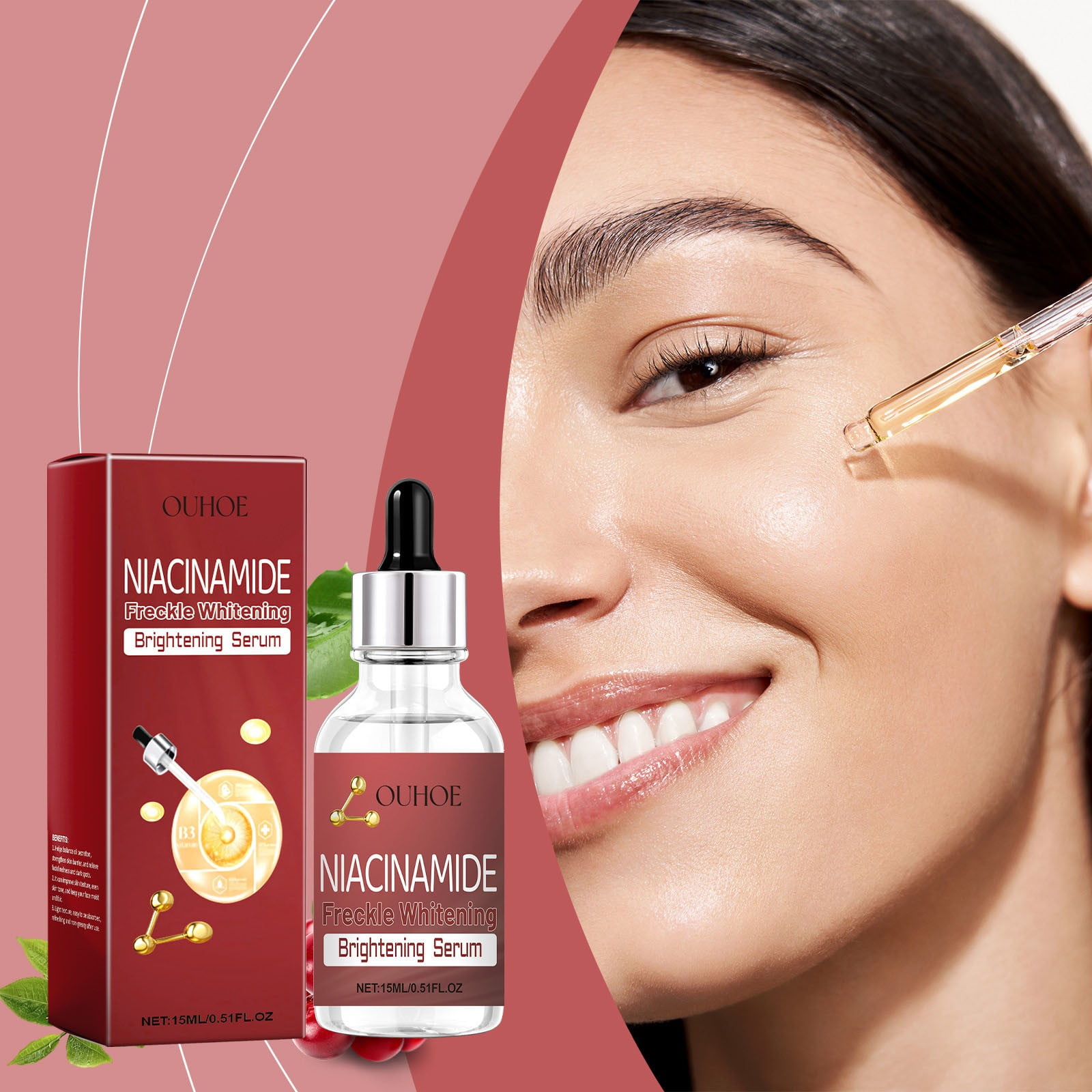 Momihoom Niacinamide Brightering Serum,Niacinamide Brightening Toner ...