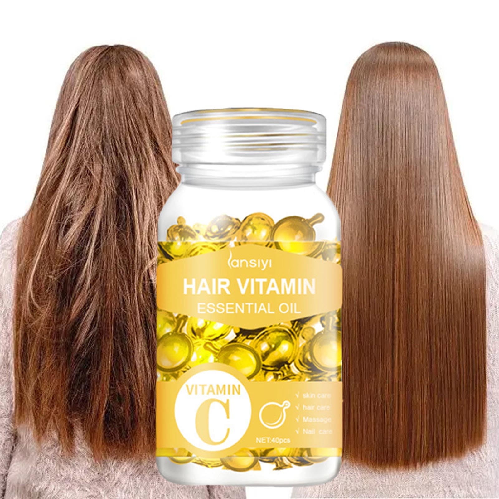 Momihoom Organic Rosemary Hair Oil Capsules ,for Frizz Dry&Damaged Hair ...