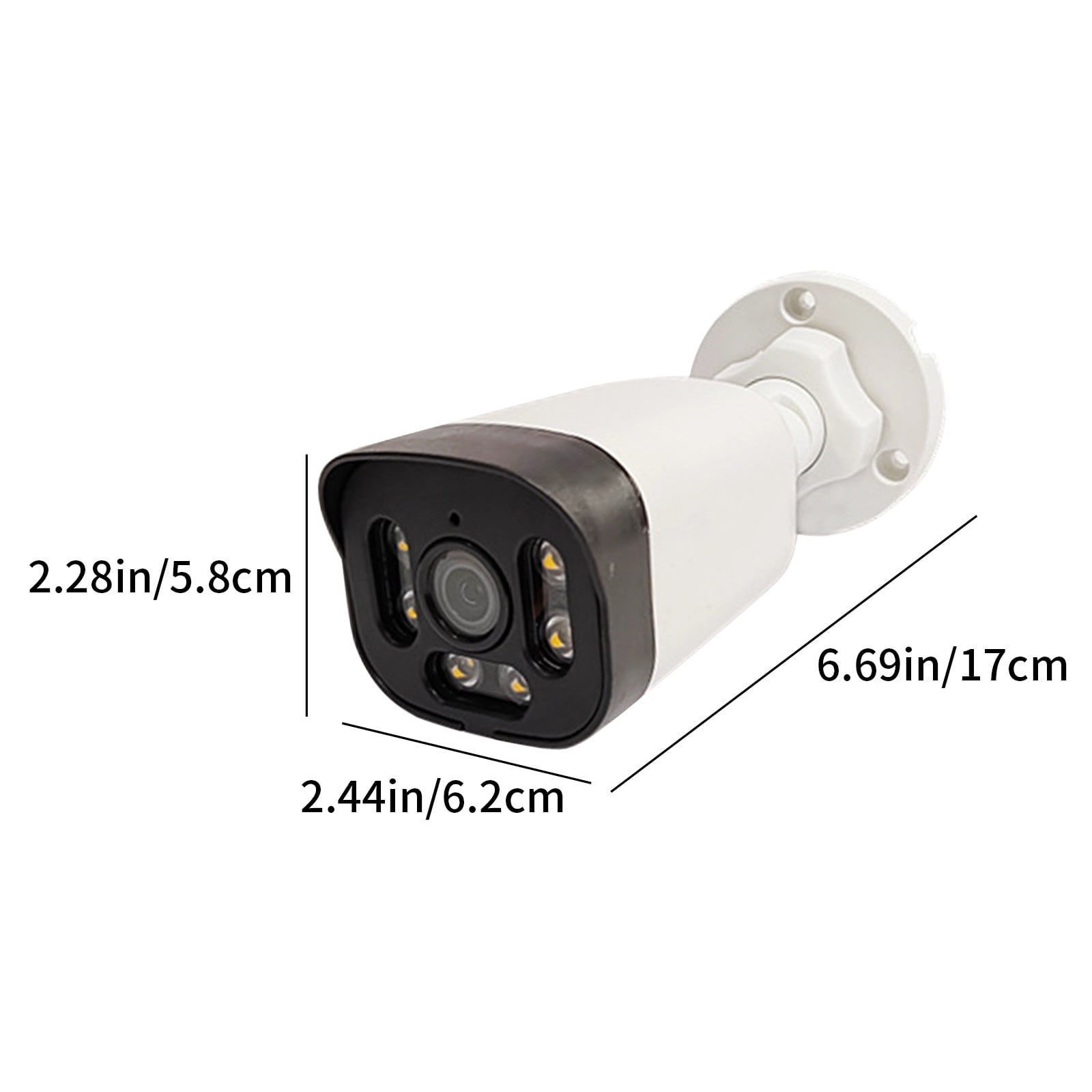 Momihoom Outdoor Home Security Camera with Full-Color Night Vision, AI ...