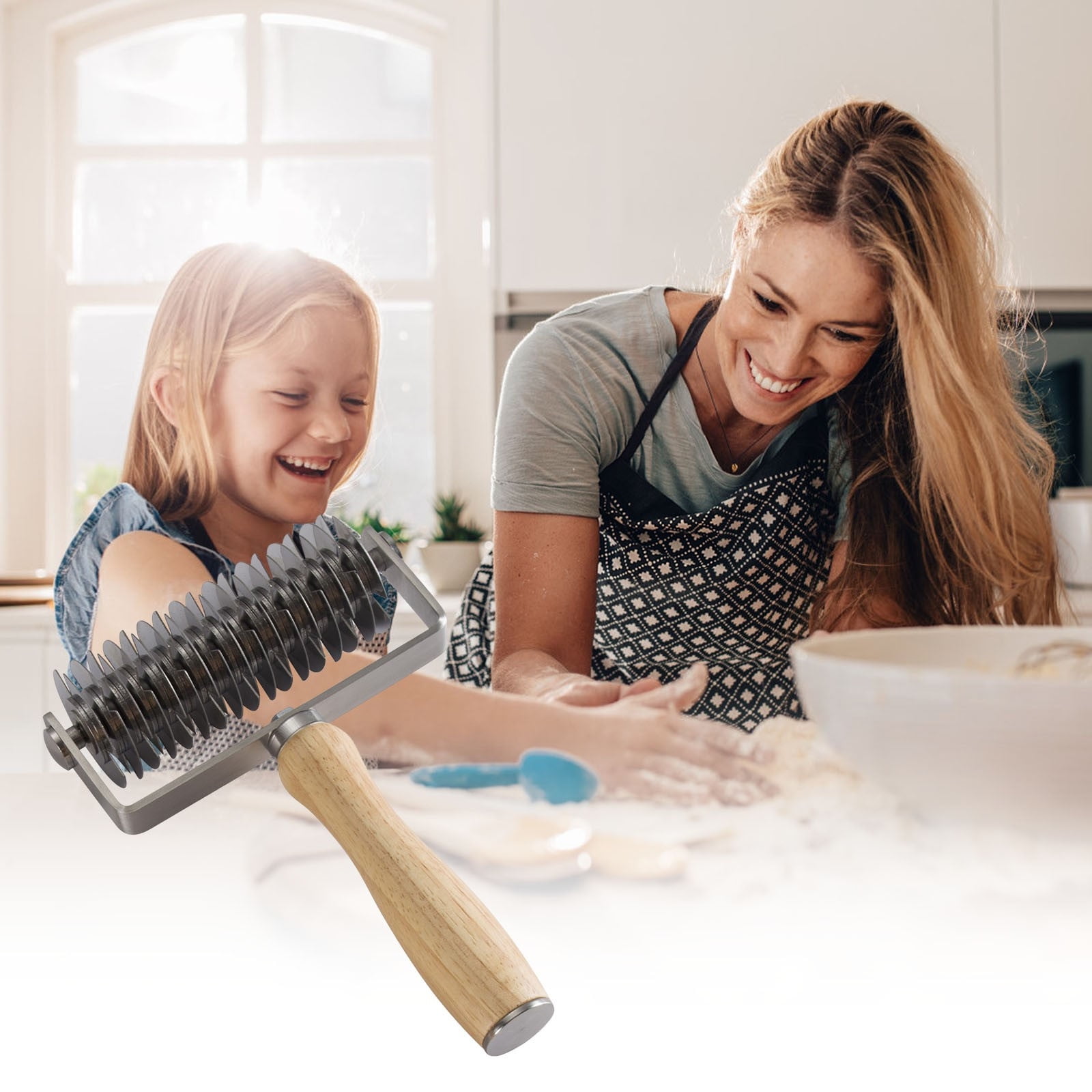 Momihoom Pastry Lattice Roller Cutter - Stainless Steel Dough Lattice ...