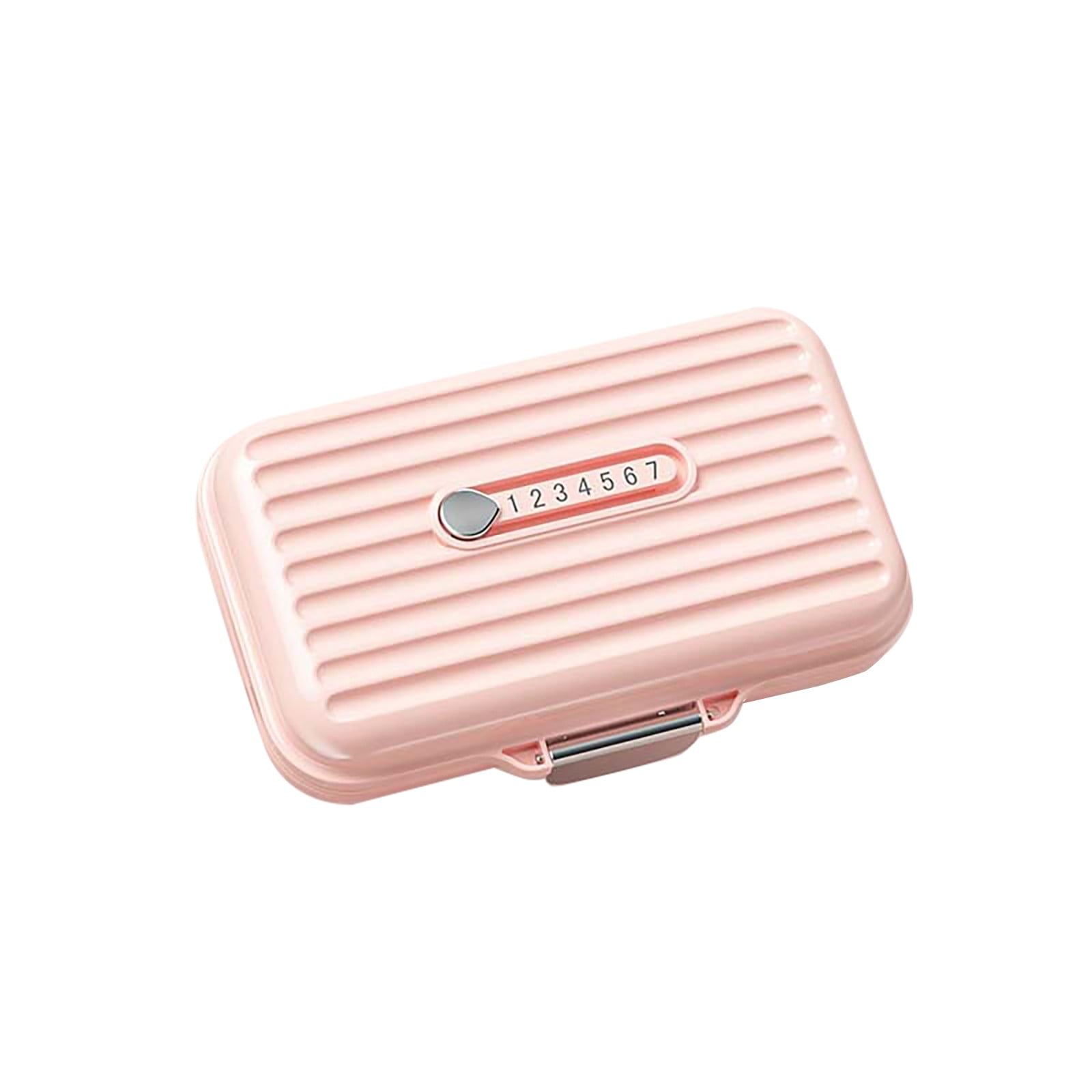 Momihoom Portable 7-Day Pill Organizer with Date Tracker, Compact ...