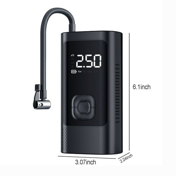 Momihoom Portable Digital Tire Inflator with LCD Screen, Automatic Shut ...