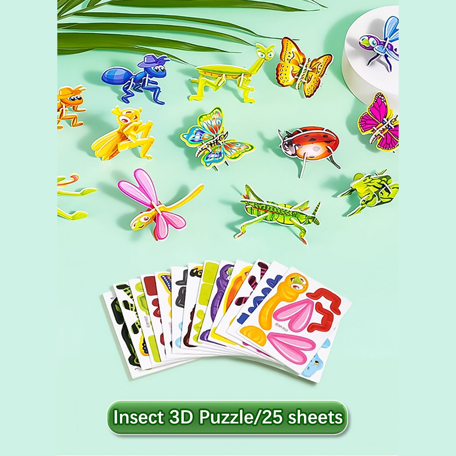 Momihoom Puzzles, Themed 3D Jigsaw Puzzles Fine Motor Skill Stem Toys ...