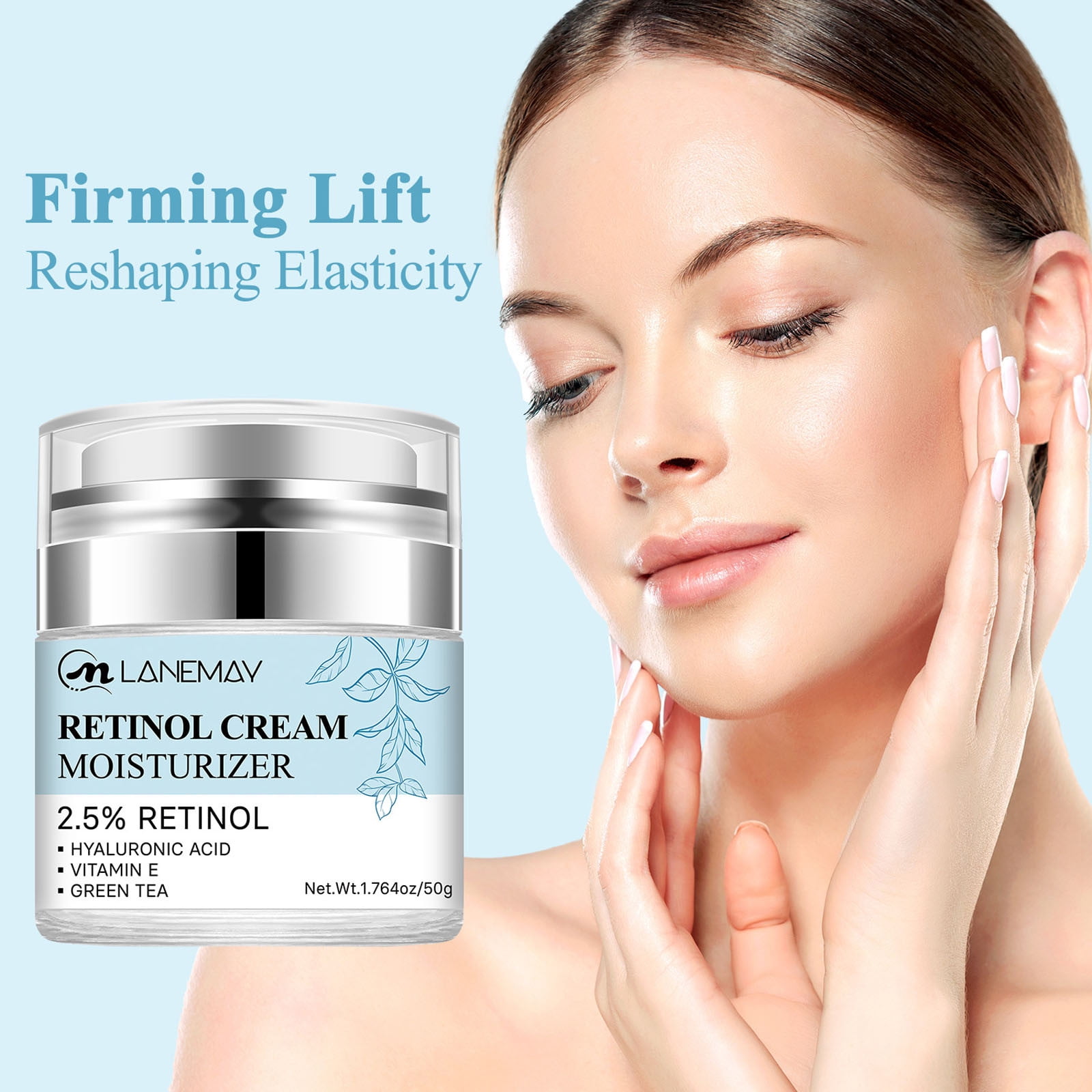 Momihoom Retinol Advanced Moisture Cream for Face, Body, & Hands, Anti ...