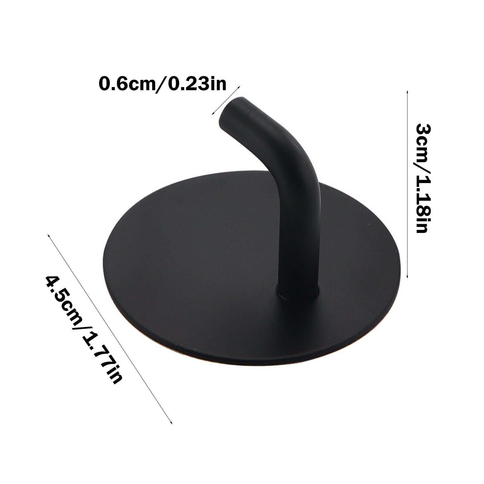 Momihoom Self-Adhesive Wall Hook, No-Drill Utility Hook for Towels ...