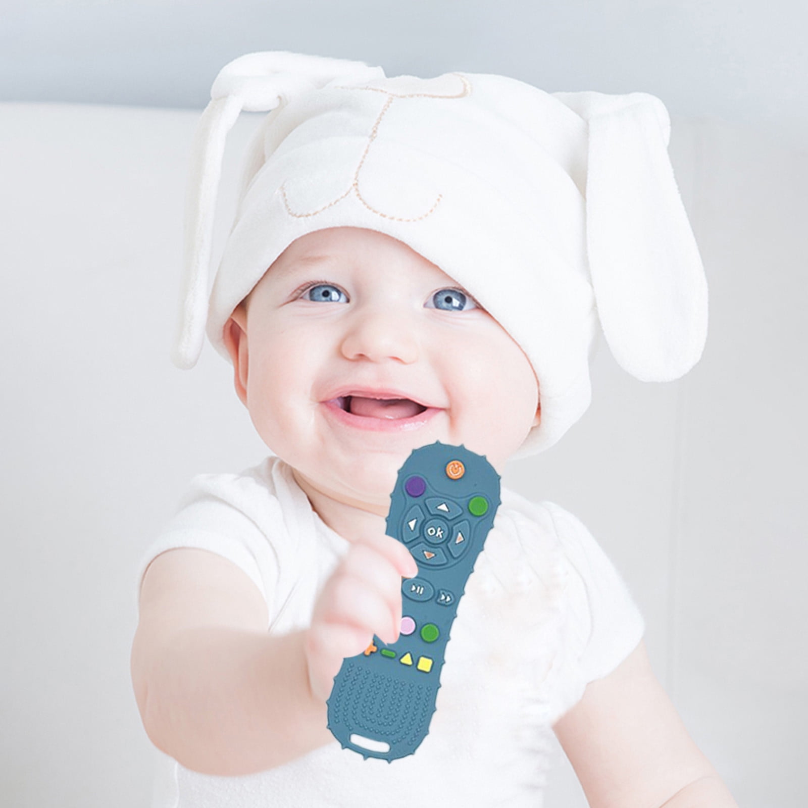 Momihoom Silicone Teething Toys for Babies 6-12 Months - Baby Remote ...