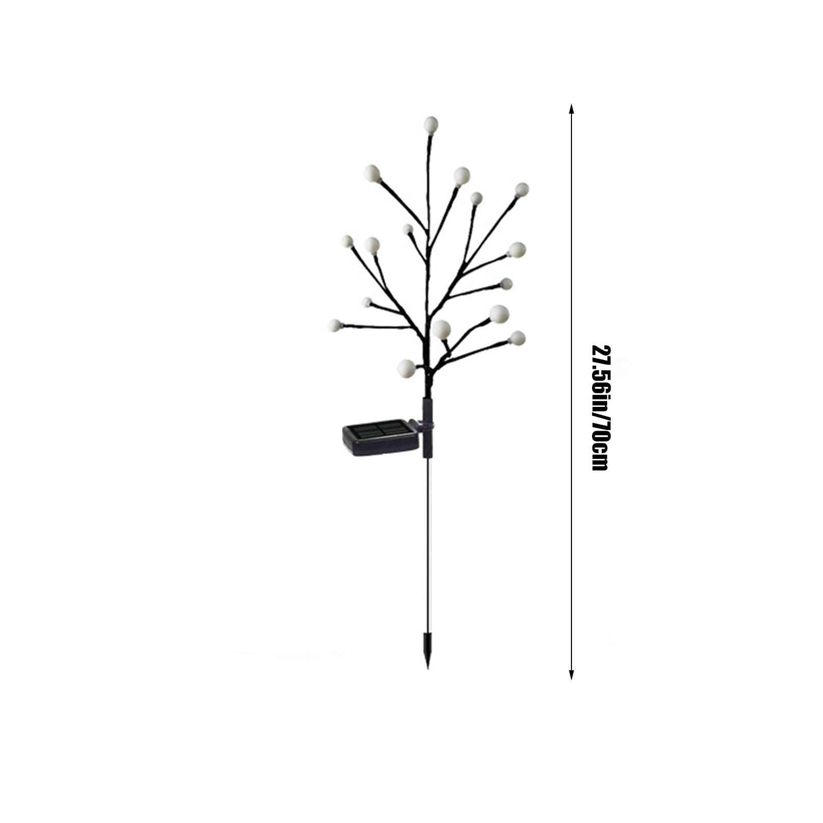 Momihoom Solar-Powered LED Garden Stake Light, Flexible Branch Design ...