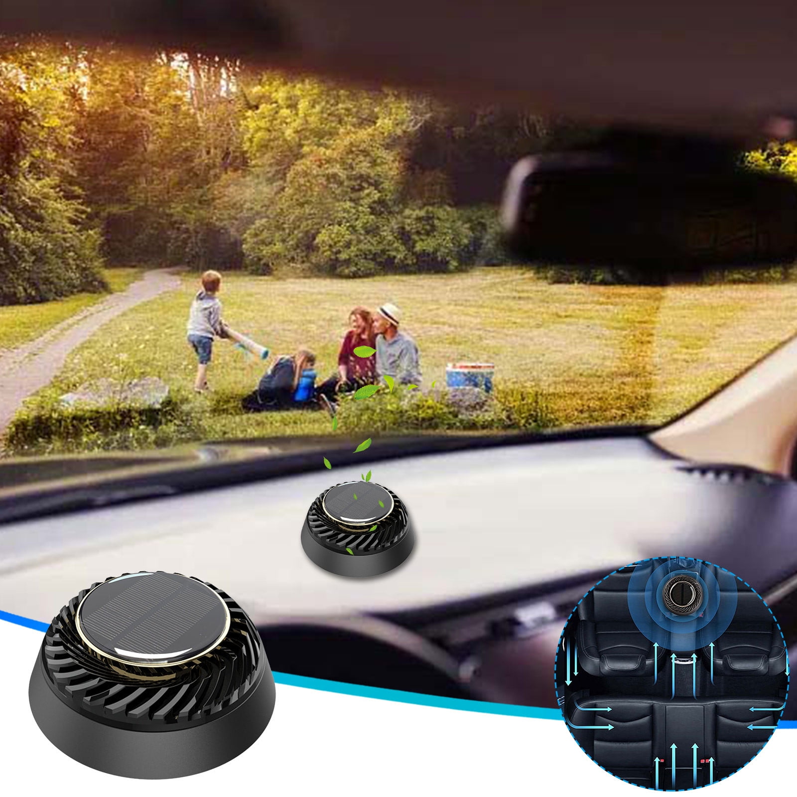Momihoom Solar Rotating Aromatherapy,Rotating Car Diffuser Dashboard ...