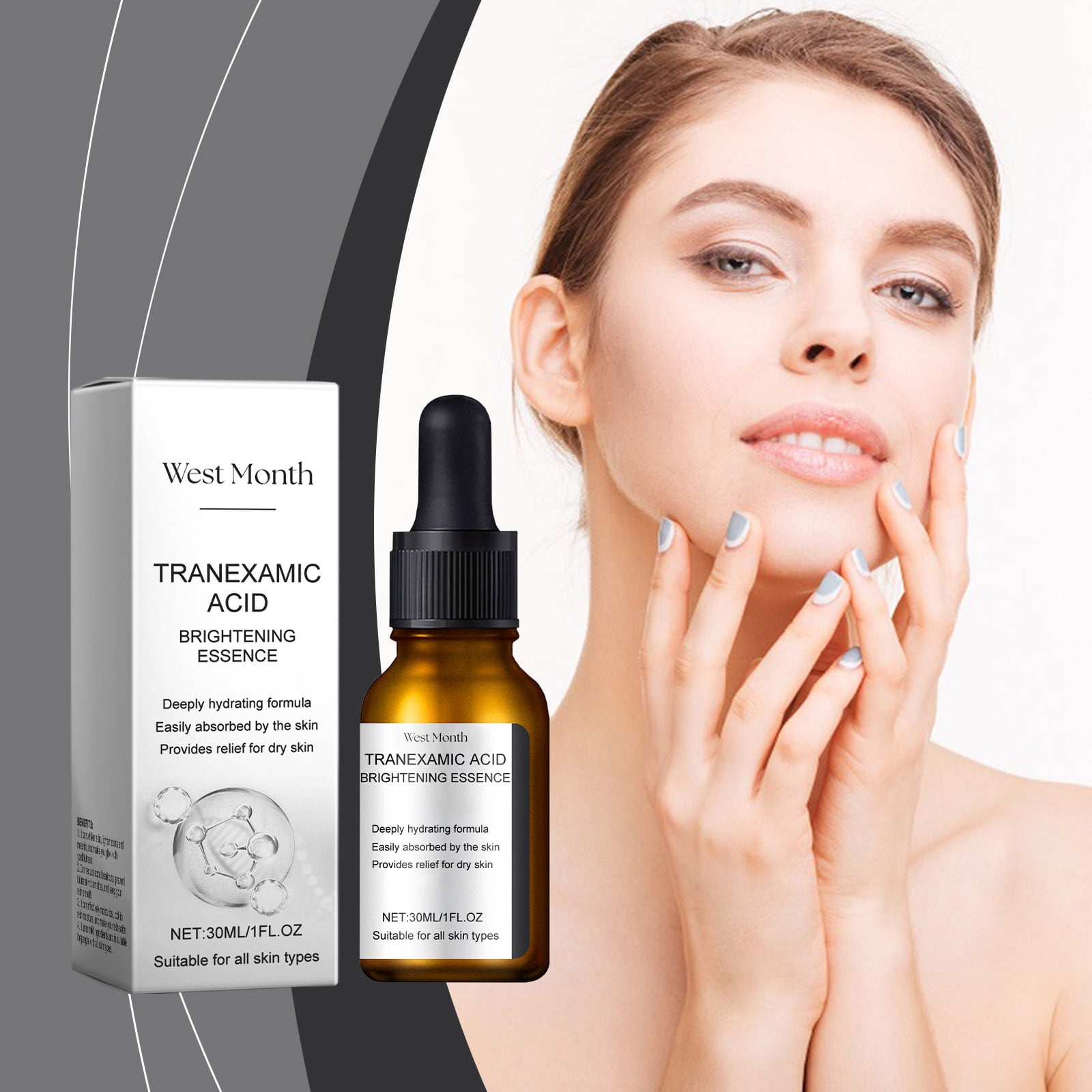Momihoom Tranexamic Acid Serum for Face - Skin Brightening Serum, For ...