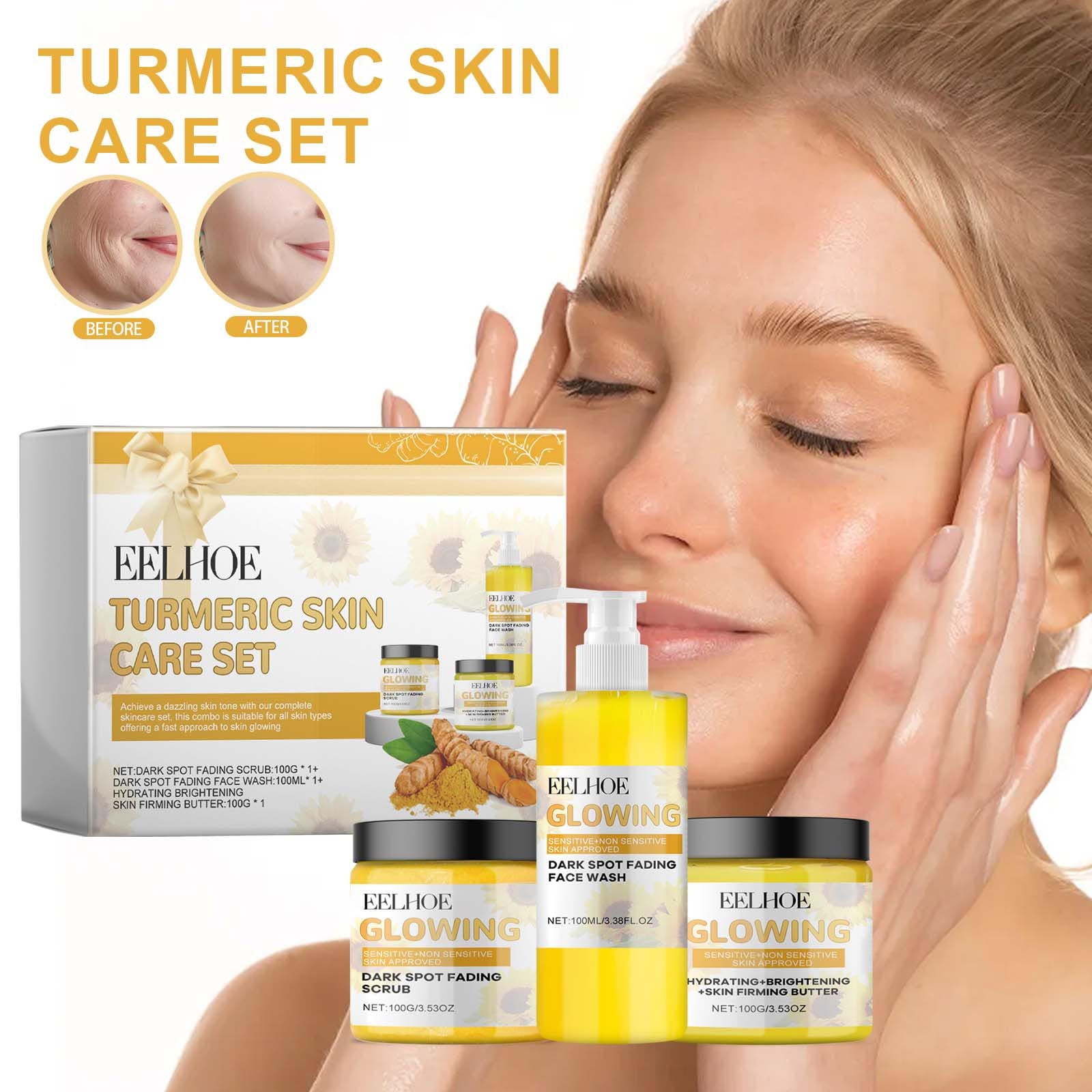 Momihoom Turmeric Skincare Set - Turmeric Skin Care Products ...