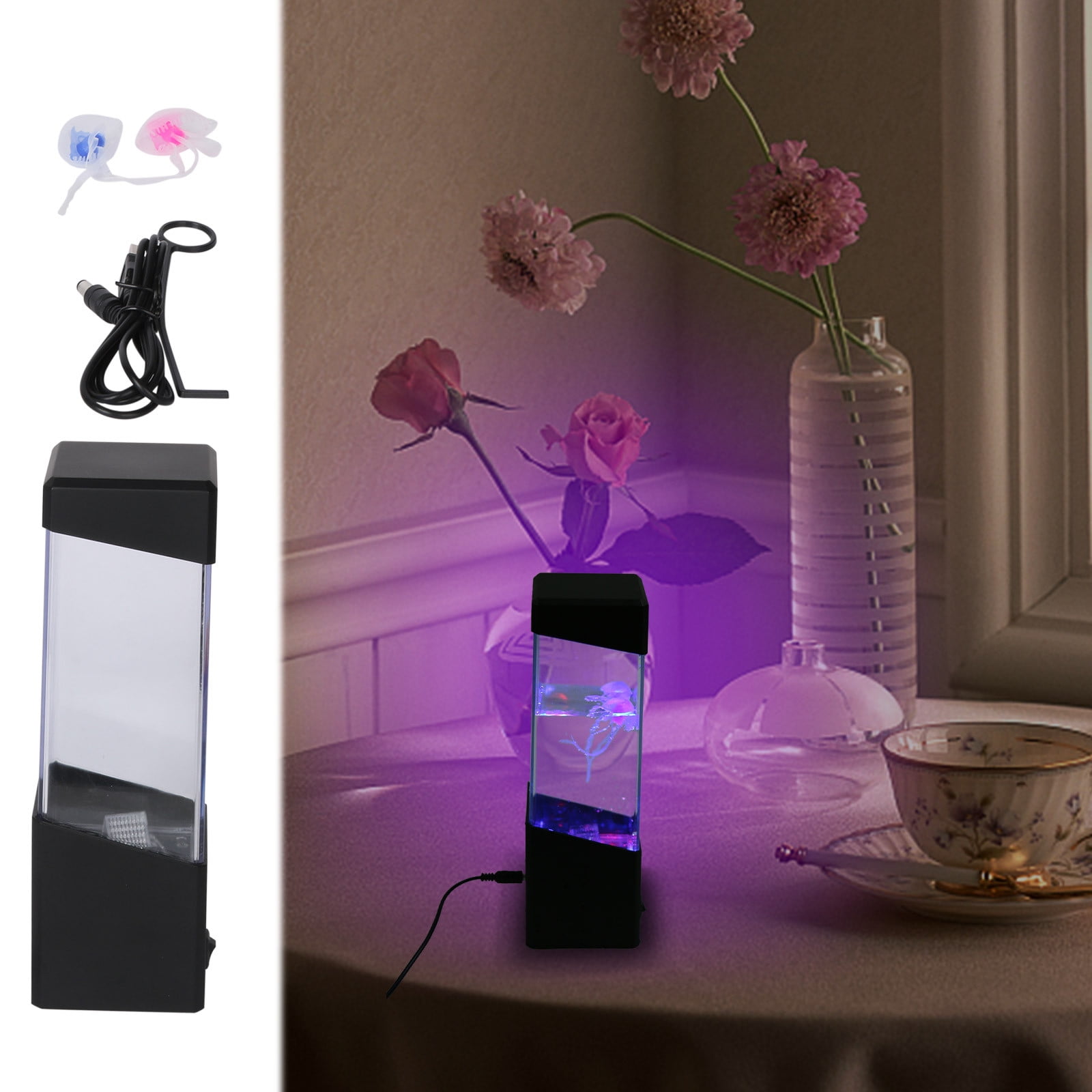 Momihoom USB Jellyfish Lamps, Electric Aquarium Tank Ocean Night Lights ...