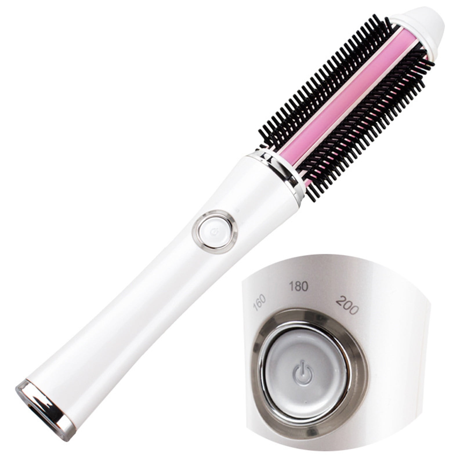 Momihoom USB Rechargeable Cordless Curling Iron Thermal Brush, Mini ...