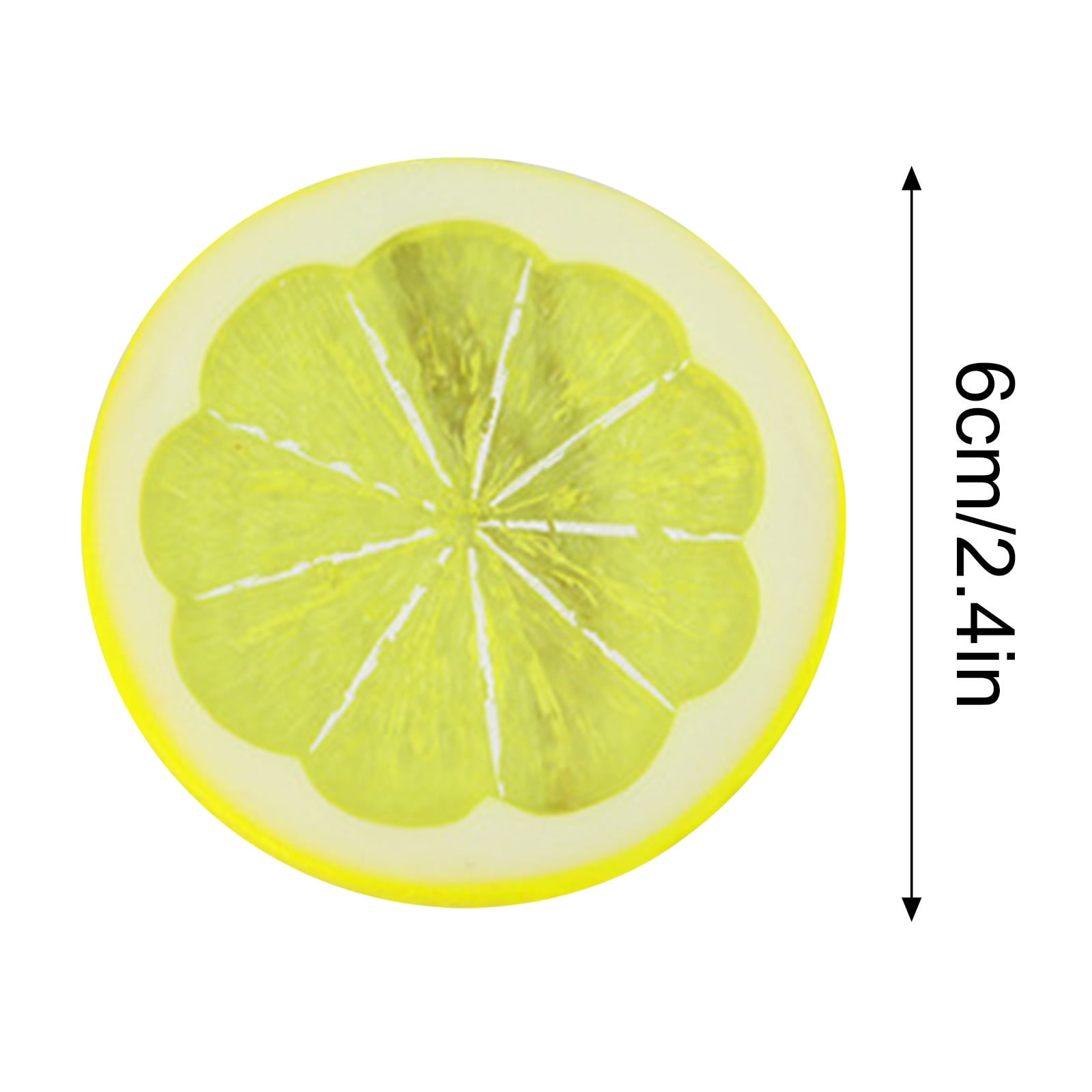 Momihoom Ultra-Realistic Artificial Lemon Slice Decoration, Ideal for ...