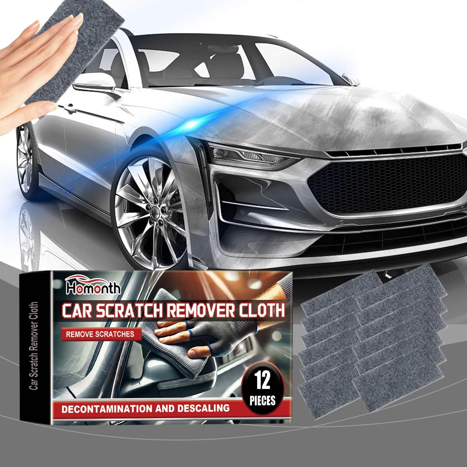 Momihoom Upgraded Nano Magic Car Scratch Remover Cloth, Multipurpose ...