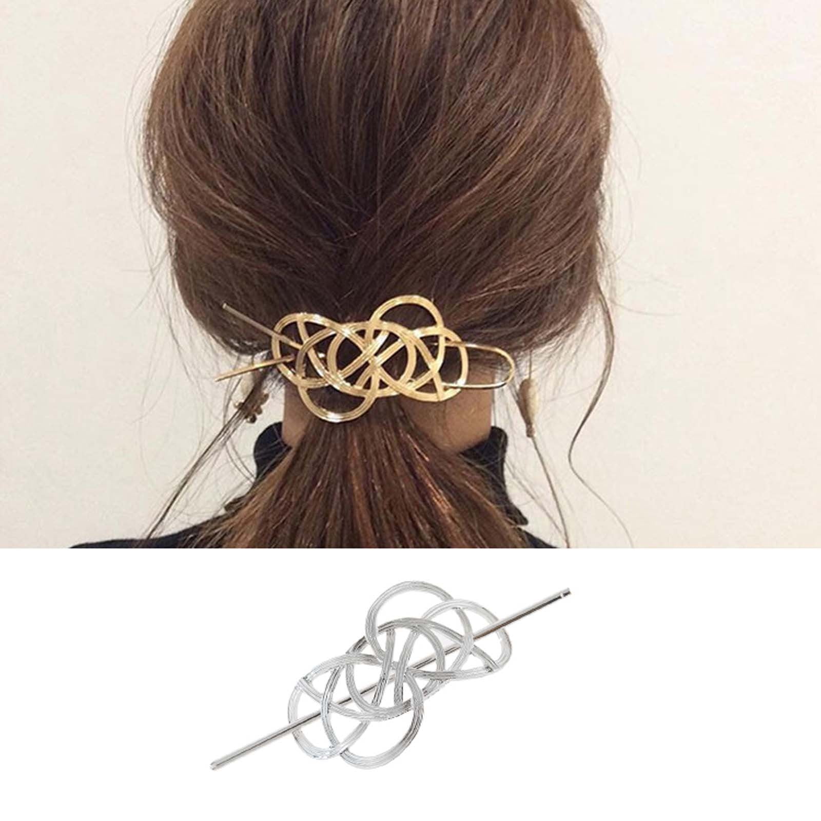 Momihoom Vintage Irish Knot Metal Hair Pins, Slide Clips and Barrettes ...