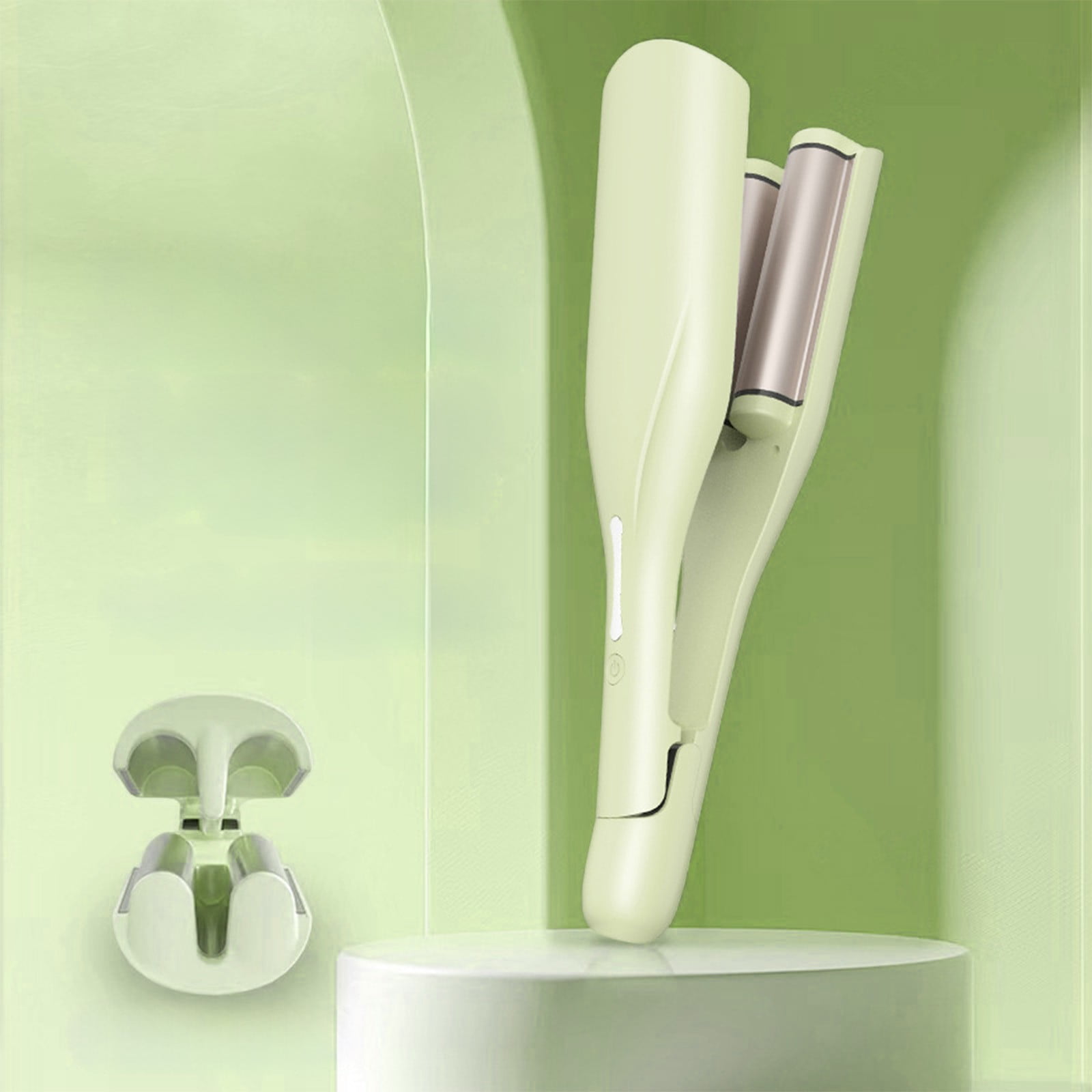 Momihoom Wave Hair Crimper, Anti-Scald Waver Curling Iron, Ceramic Cimper Hair Tool for Women ...