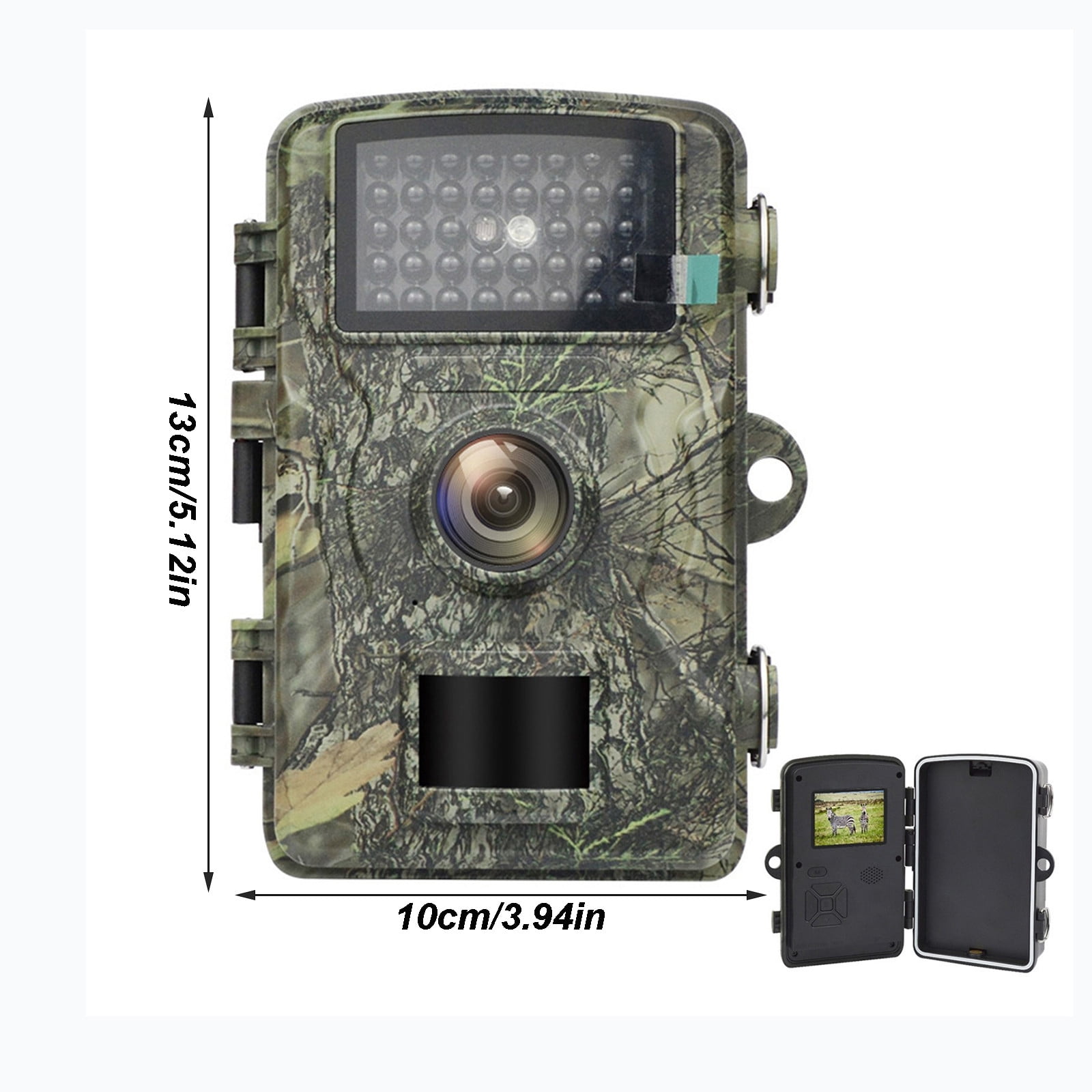 Momihoom Weatherproof 1080P HD Trail Camera with Night Vision, Long ...