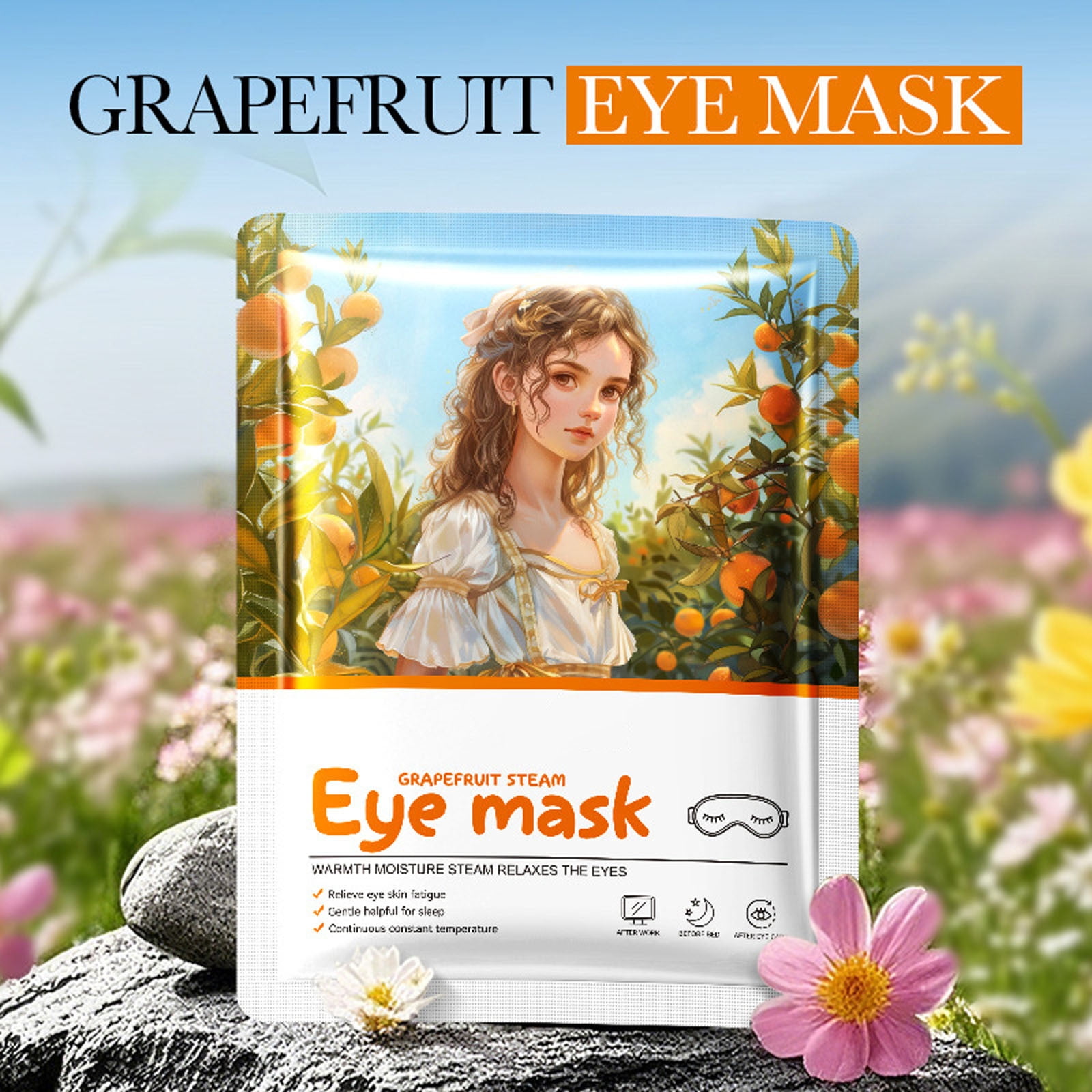 Momihoom steam Eye Masks, Disposable Heated Eye Masks, Quickly Relieve ...