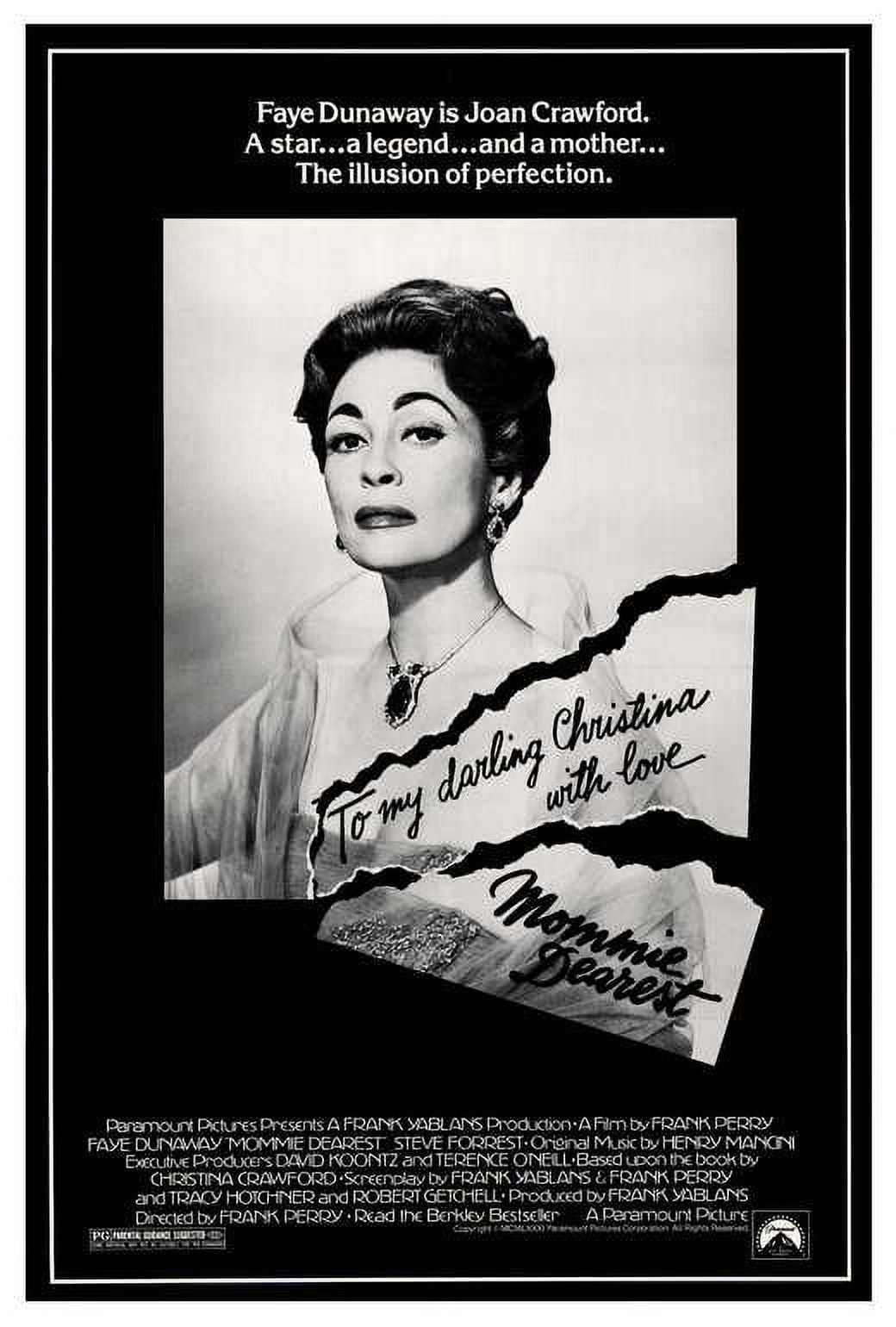 Mommie Dearest Movie POSTER 27" x 40" Style A - Walmart.com