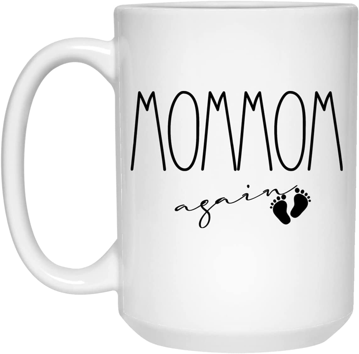 Mommom Again Mug, Mommom Again Pregnancy Announcement, Mommom Reveal ...
