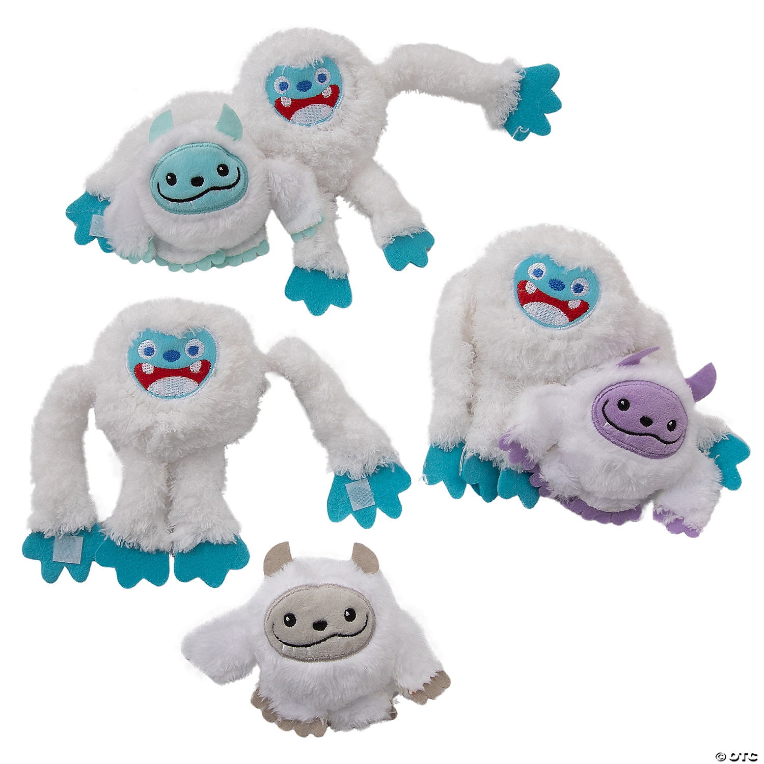 Mommy & Me Stuffed Yeti Characters Assortment for 12 - 24 Pieces ...