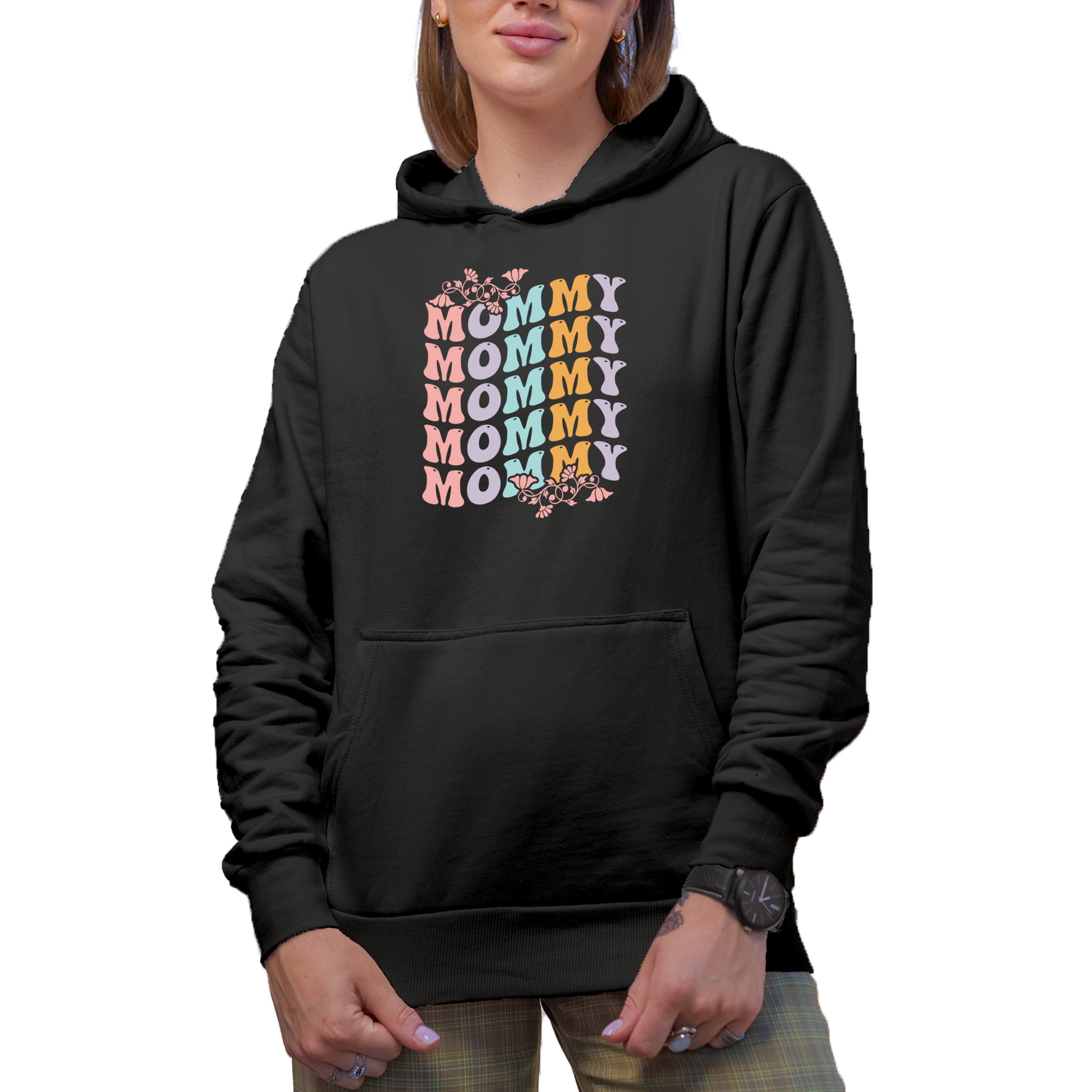 Mommy, Motherhood or Mother's Day Themed, Groovy Retro Wavy Text Merch ...