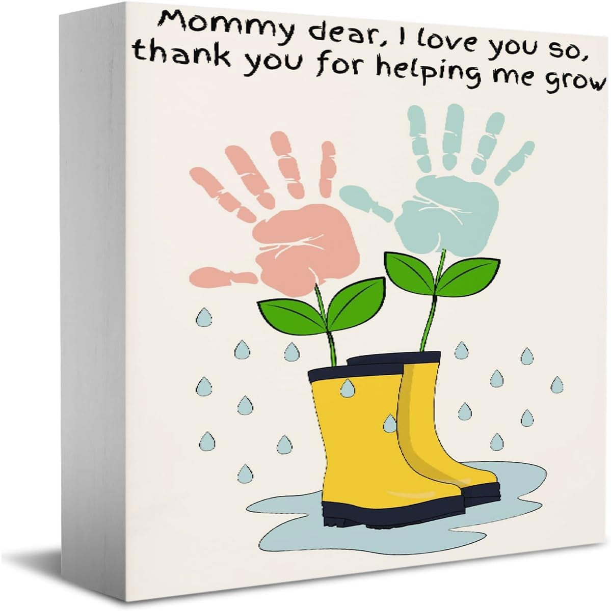 Mommy Poem For Mother's Day Rustic Happy Mother's Day Decorations Home ...