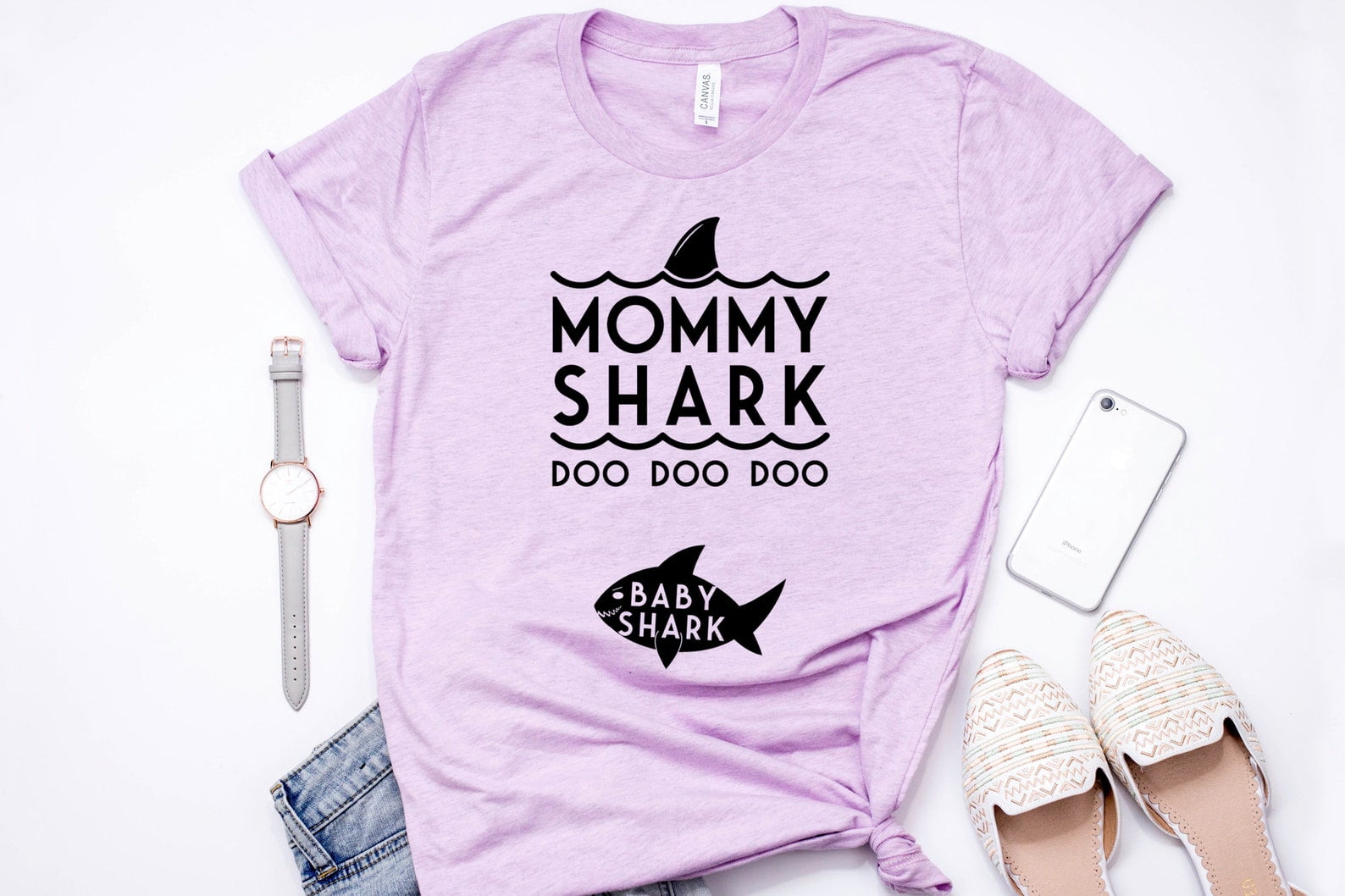 Mommy Shark Baby Shark, Mommy Shark Doo Doo Doo Shirt, Mommy Shark Tee ...