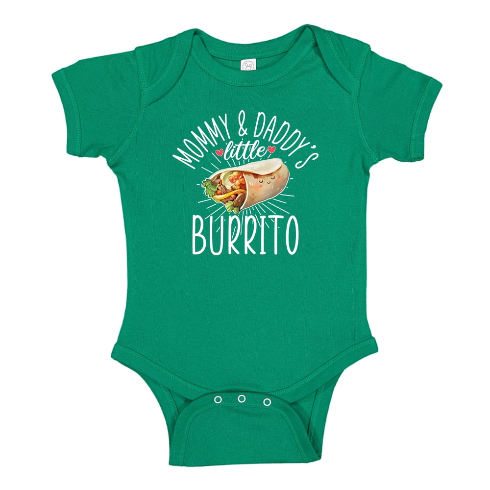 Mommy and Daddy's Little Burrito Baby Bodysuit One Piece 6 mo Kelly ...