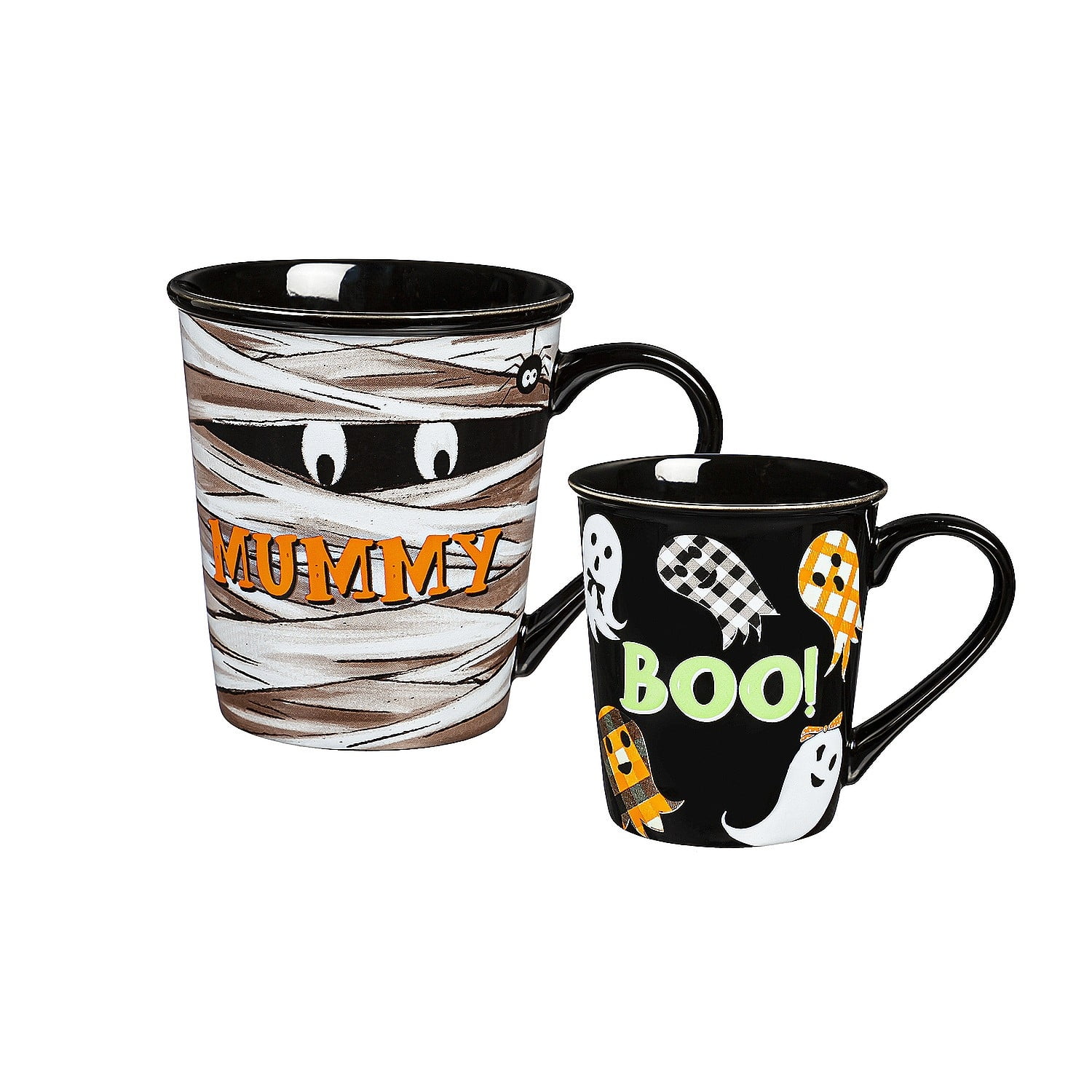 Mommy and Me Ceramic Cup Gift Set, 16 OZ and 8 OZ, Mummy/Boo - Walmart.com