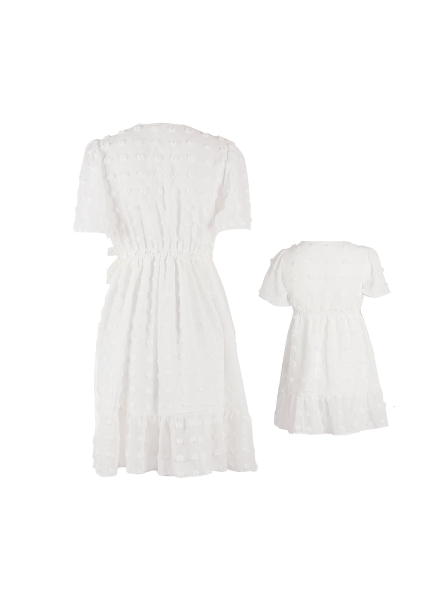 Mommy And Me Dresses Lace Floral Patchwork Sleeveless Beach Summer Mom