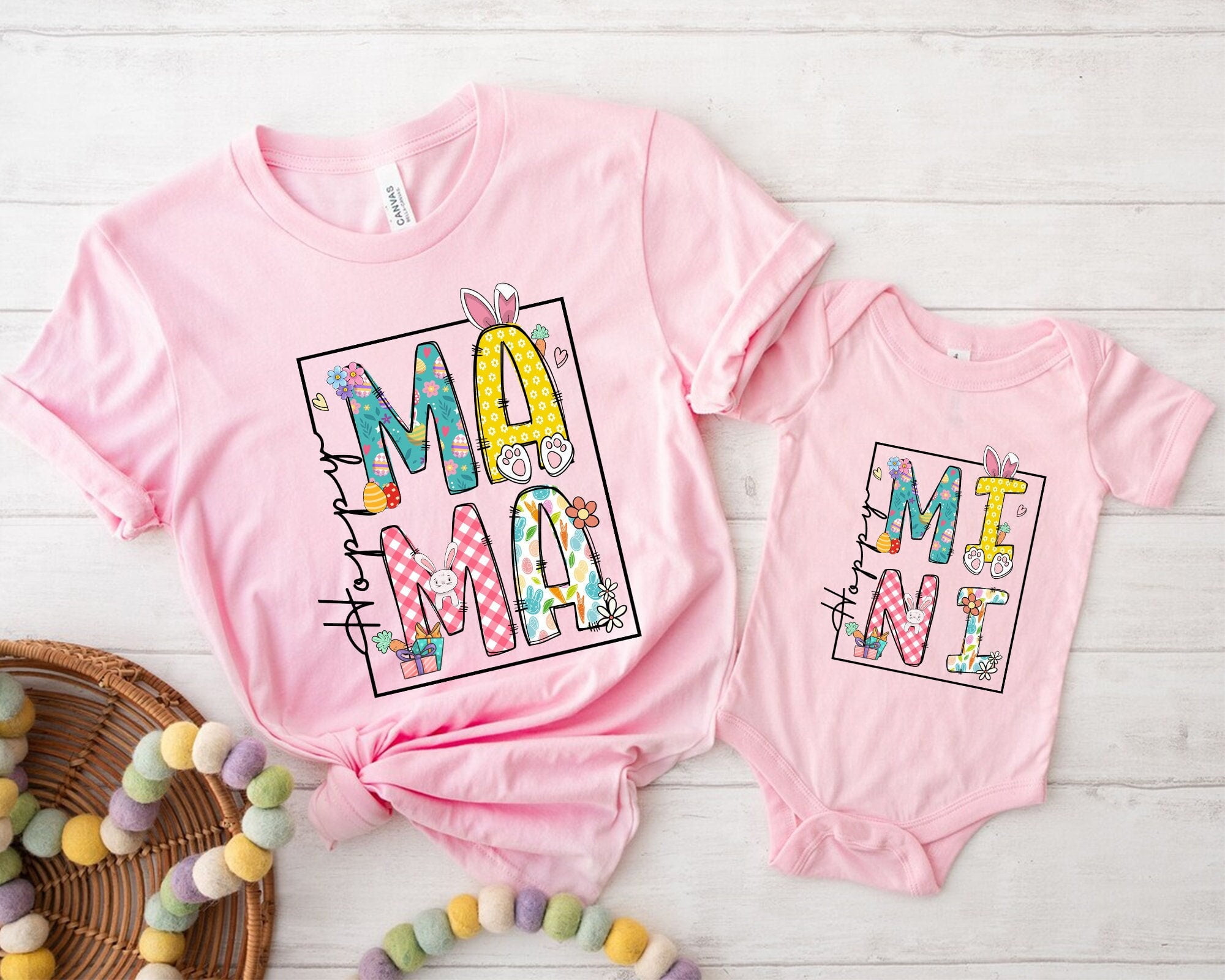 Mommy and Me Easter Shirts, Matching Shirts, Mama Mini Easter Shirt ...