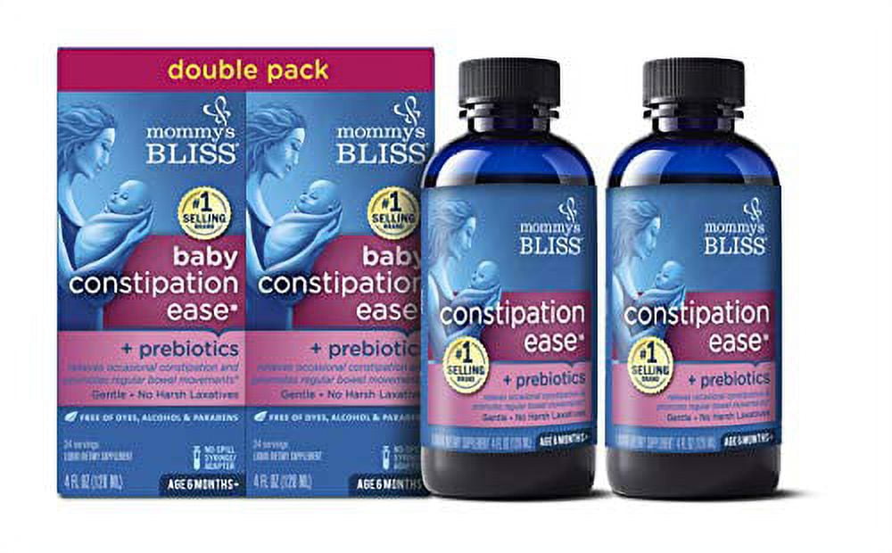 Mommy's Bliss Baby Constipation Relief, Gentle with Prebiotics, No ...