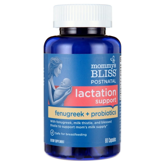 Mommy's Bliss Postnatal Lactation Support + Probiotics, Breastfeeding ...