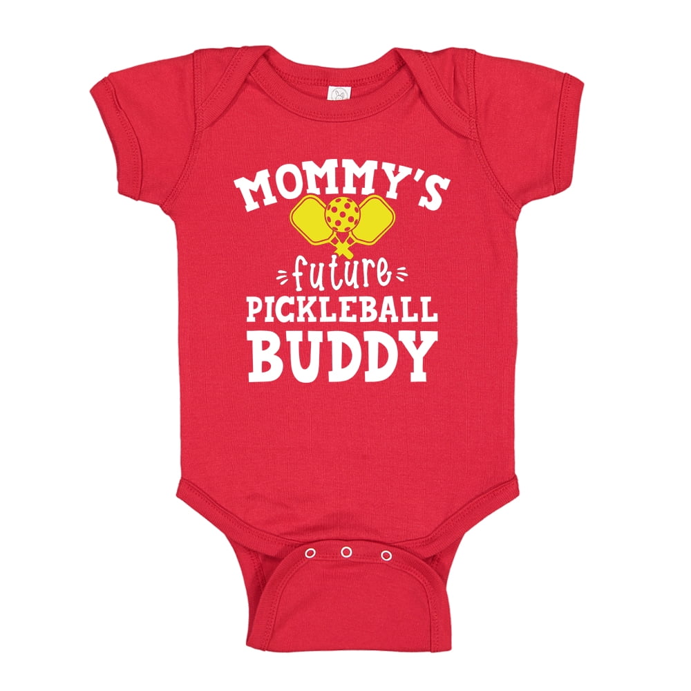 Mommy's Future Pickleball Buddy Baby Bodysuit One Piece 6 mo Red ...