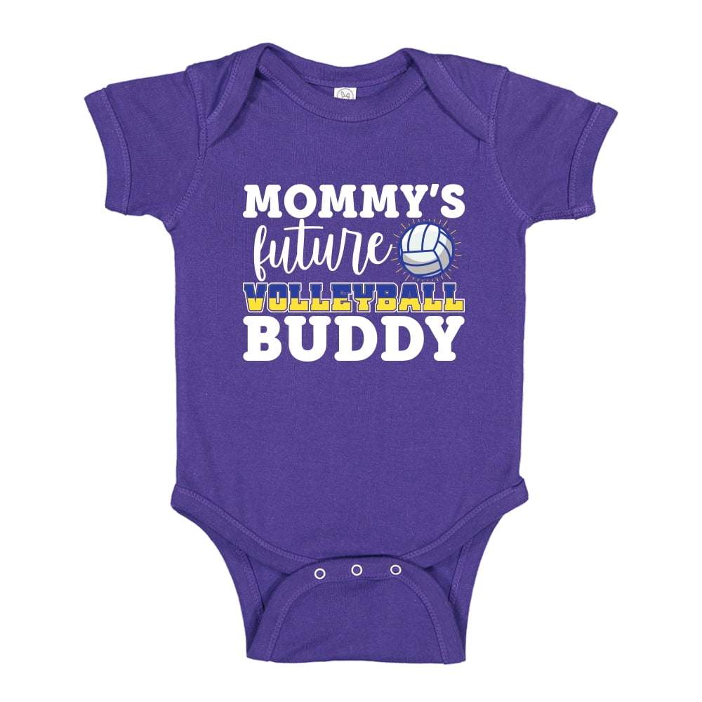 Mommy's Future Volleyball Buddy Baby Bodysuit One Piece 18 mo Purple ...