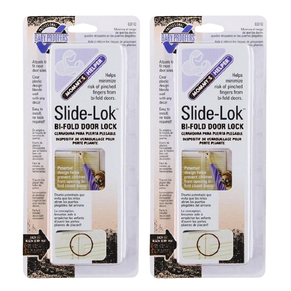 Mommy's Helper Safety Bi-Fold Closet Door Lock, Child Protection, 2 ...