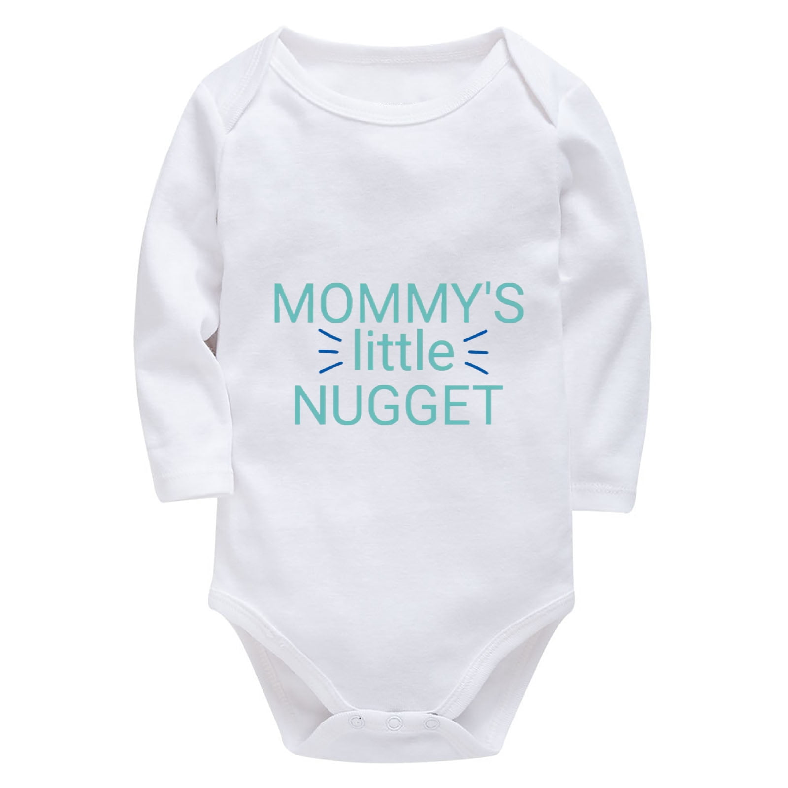 Mommy's Little Nugget Newborn Hospital Outfit Boy Long Sleeve First ...