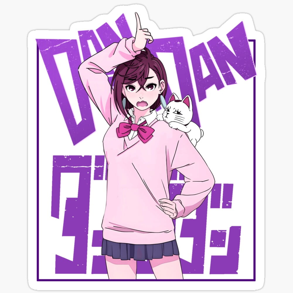 Momo Ayase Dandadan Anime Girl Aesthetic Sticker Phone Decal Water ...