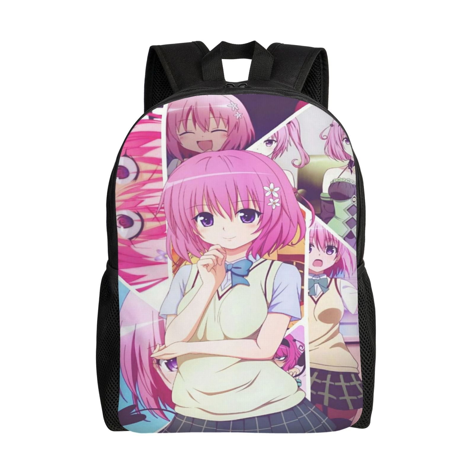 Momo Belia Deviluke Anime Backpack Cartoon Travel Bags 3D Printed ...