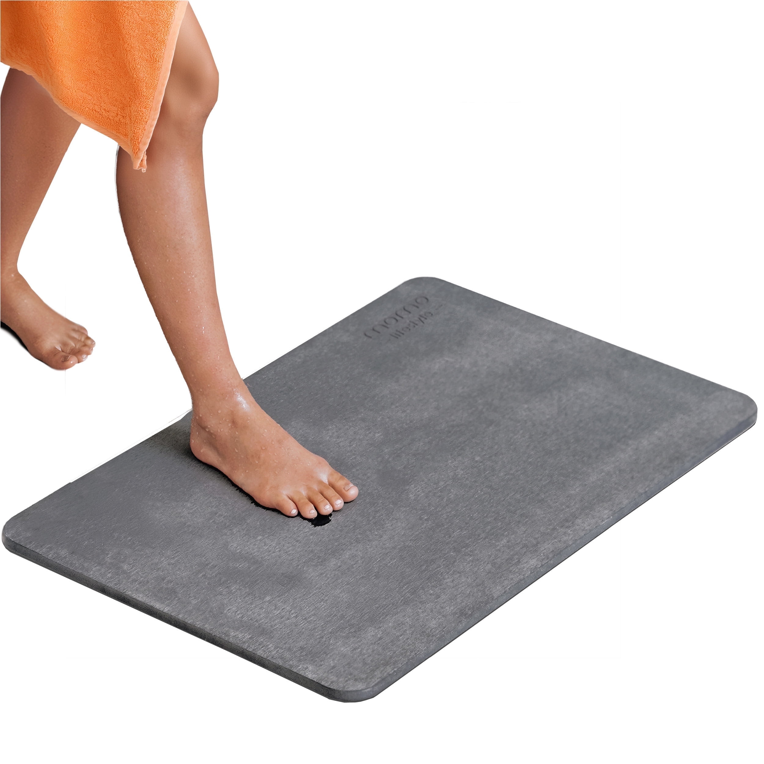 "Momo Lifestyle Non-Slip Stone Bath Mat, Large Size 32"" X 20"", Fast ...