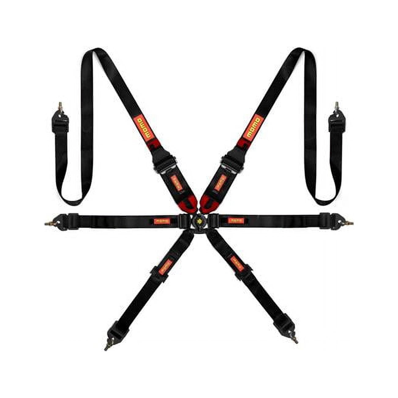 Momo MO1255120002 Camlock 6PT Clip in Restraint - Black - Walmart.com