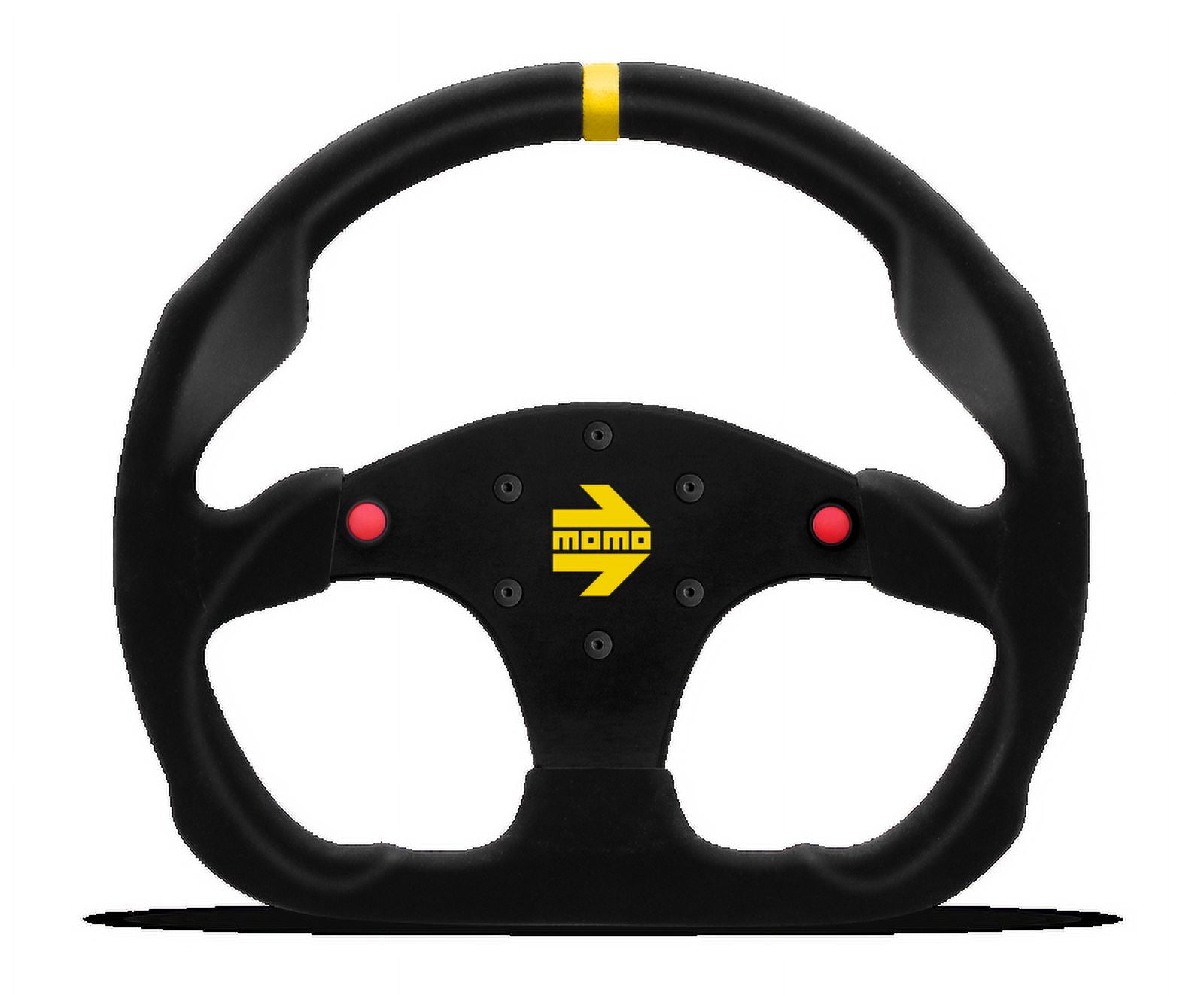 Momo MOD30 Buttons Steering Wheel 320 mm - Black Suede/Black Spokes/1 ...