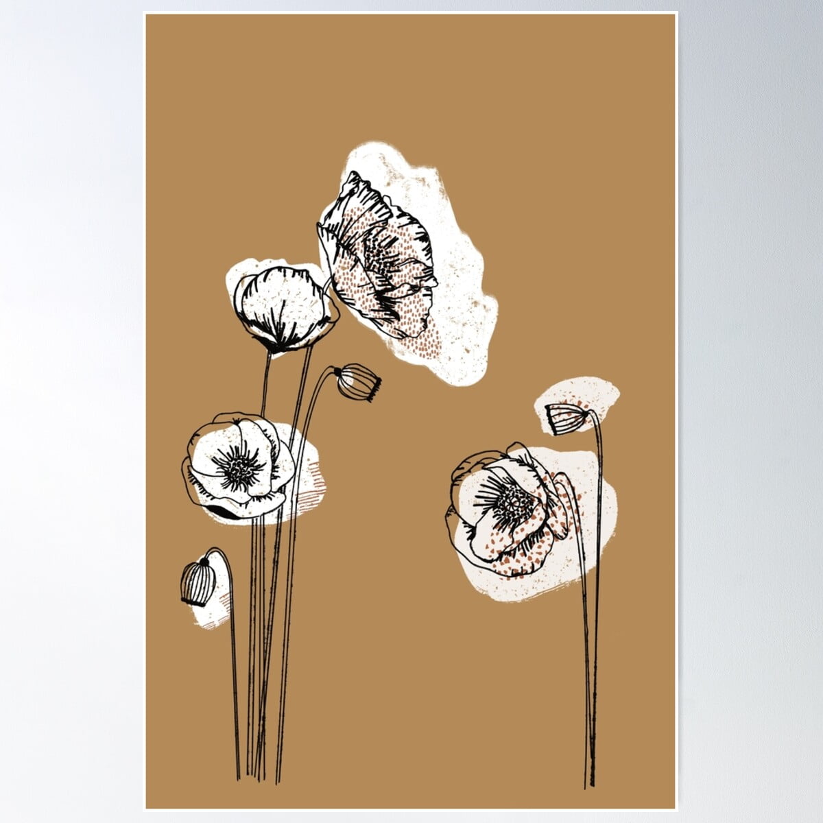 Momo No.1 Poster Wall Art, Modern Wall Decor For Living Room Bedroom ...
